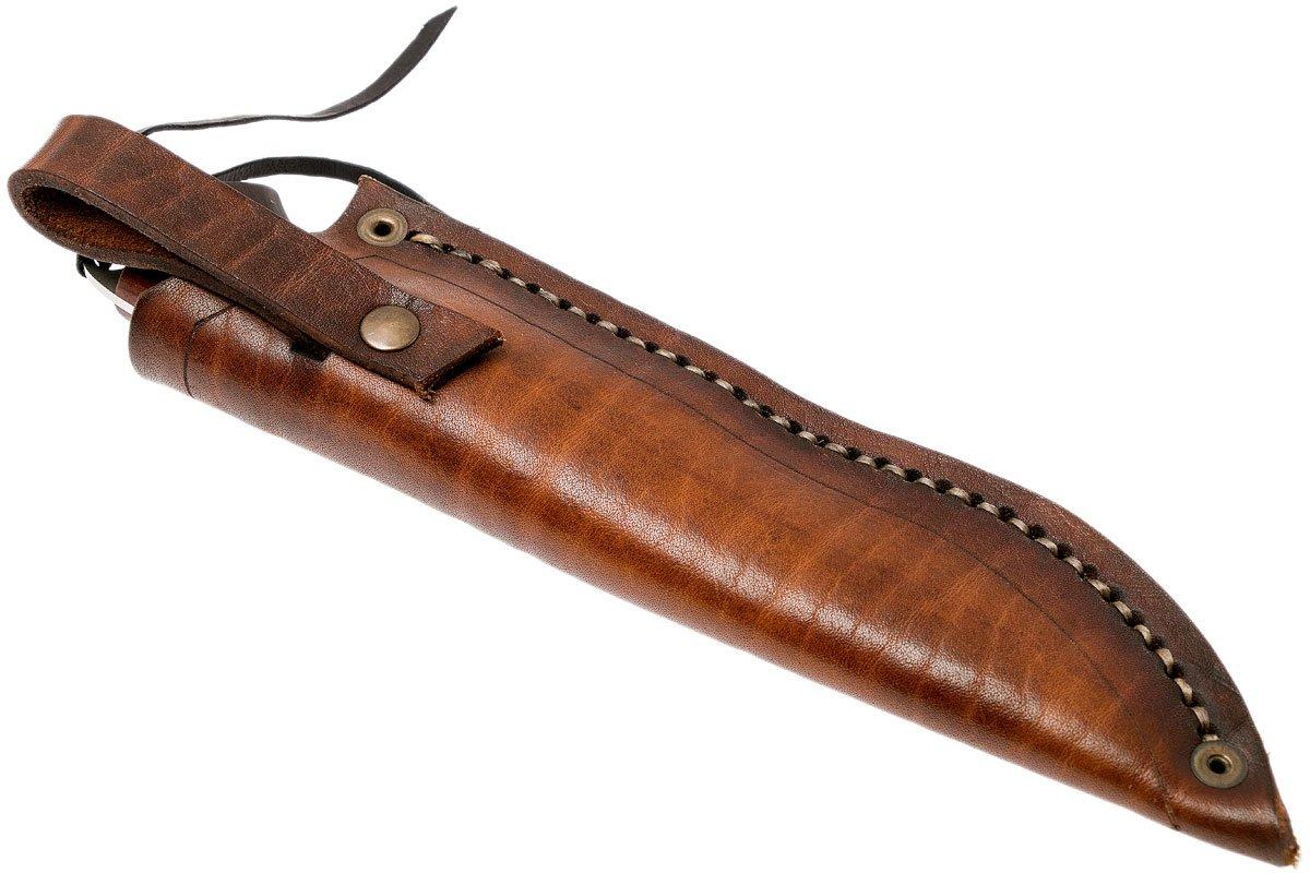 Autine Kurbads, Palisandre, Elmax, brown RH sheath, outdoor knife ...