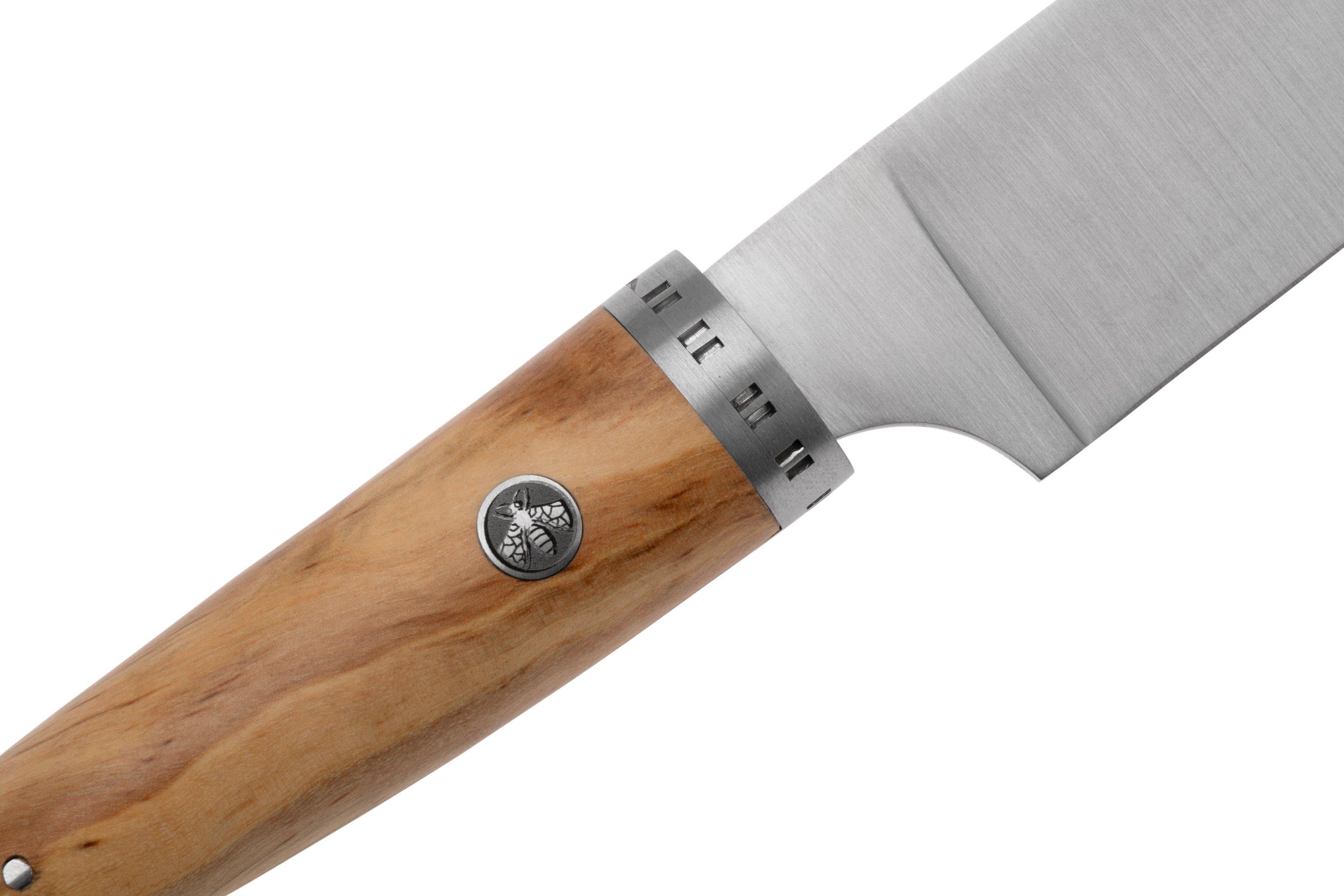 Laguiole en Aubrac Gourmet CGO15NOI walnut wood, chef's knife, 15 cm ...