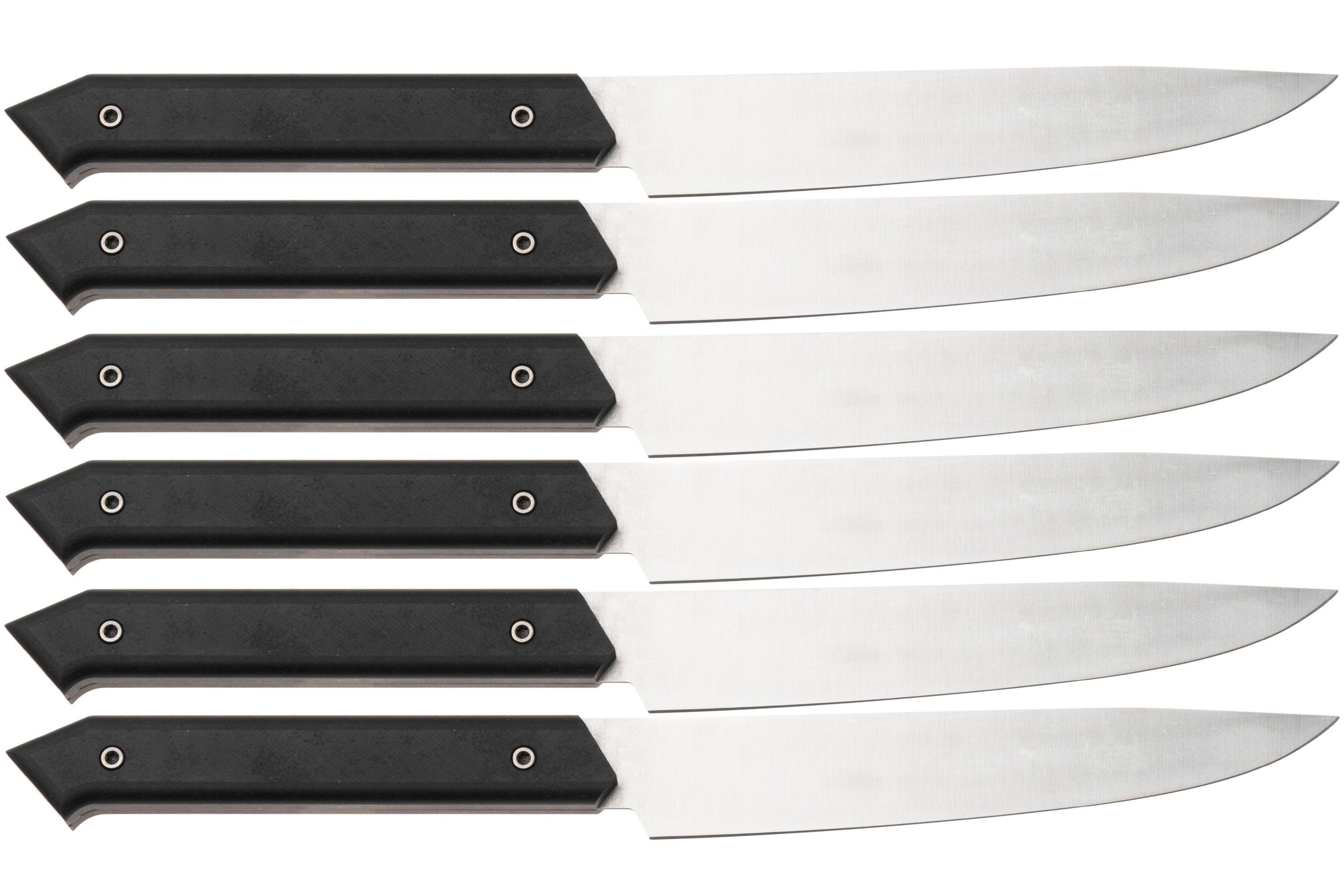 Laguiole en Aubrac Gastronome PaperStone, 6-piece steak knife set ...