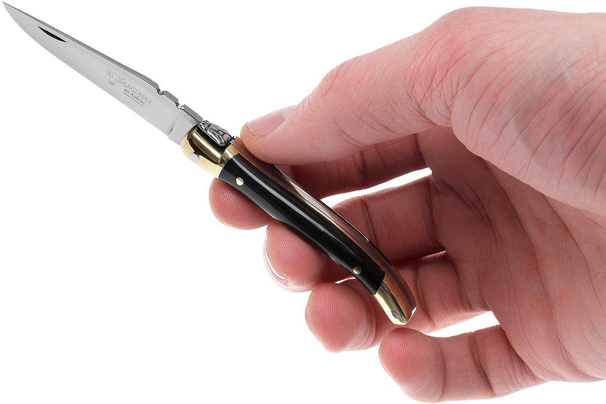 Laguiole en Aubrac mini pocket knife, Buffalo Horn L0207BUL ...