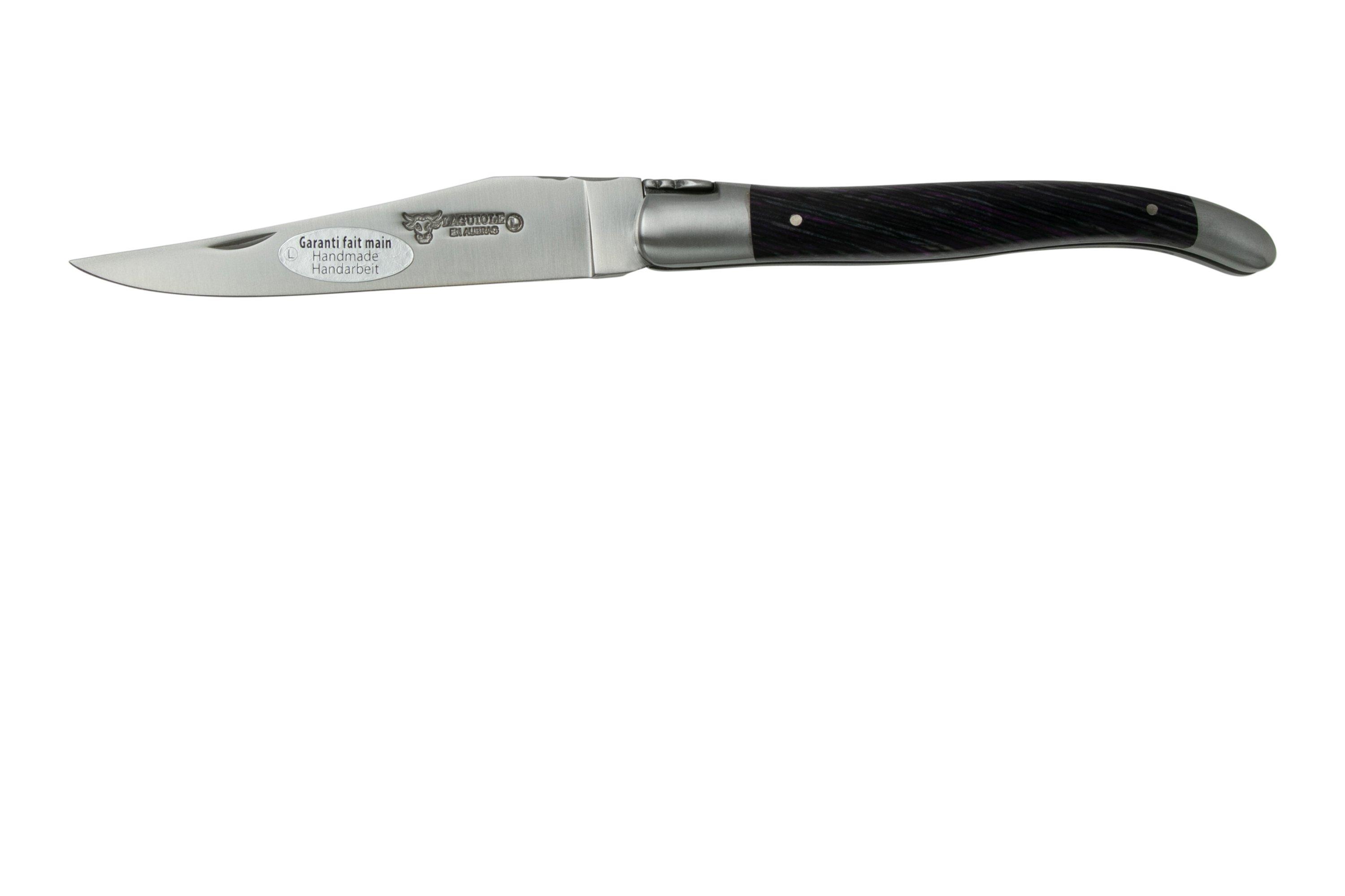 Laguiole en Aubrac Samba Prune L0212SAPIF madera de samba, mate, 12 cm ...