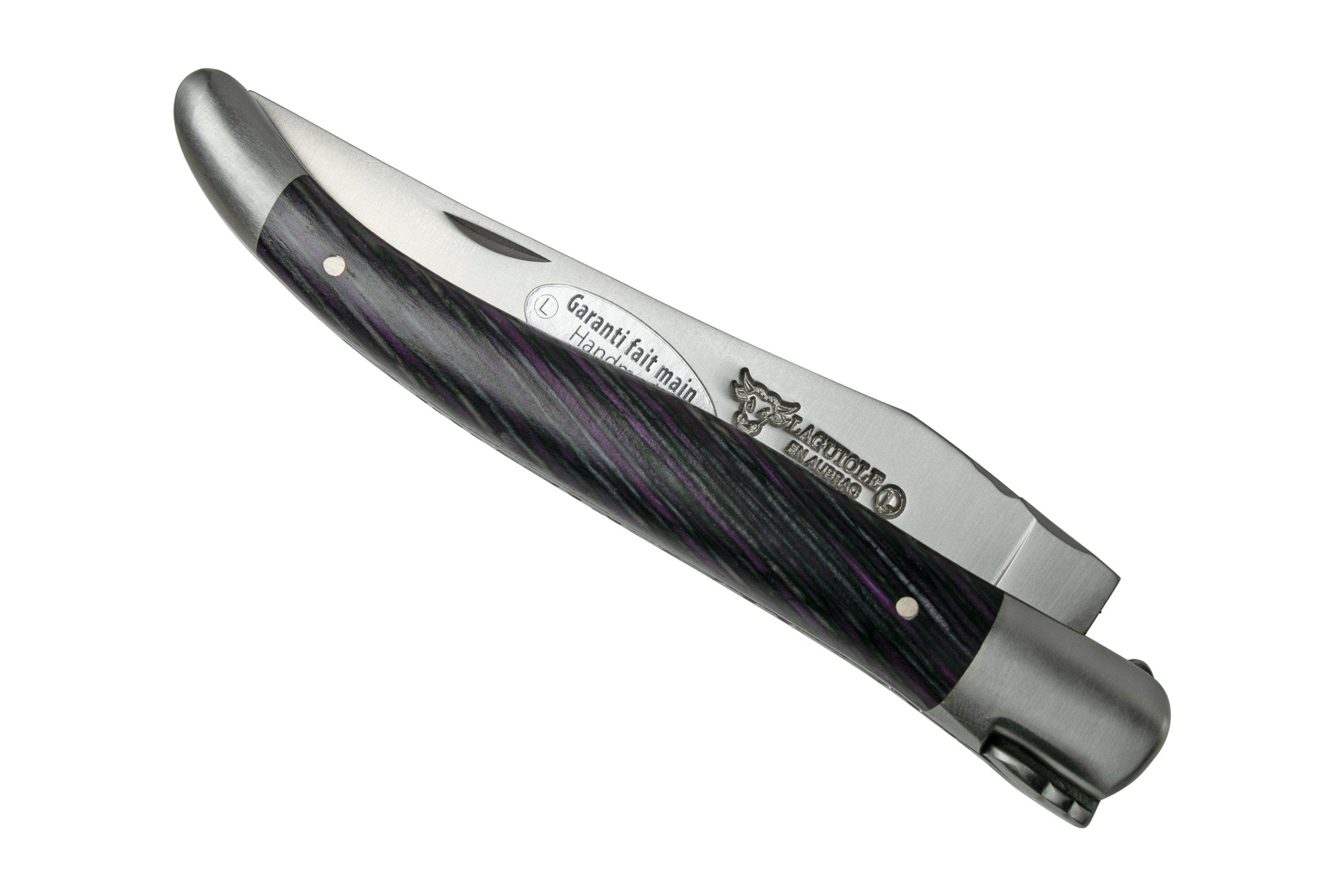 Laguiole en Aubrac Samba Prune L0212SAPIF madera de samba, mate, 12 cm ...