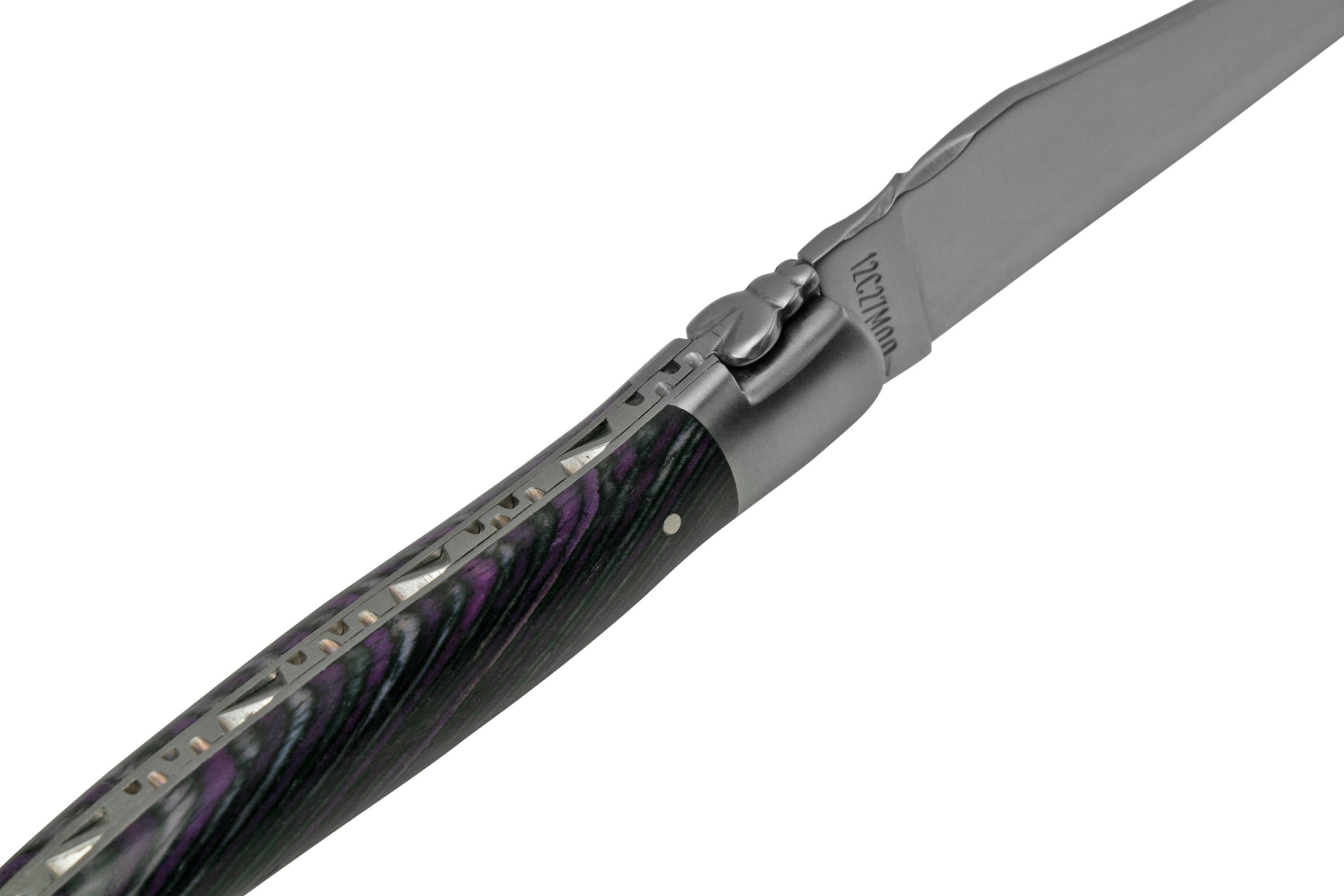 Laguiole en Aubrac Samba Prune L0212SAPIF madera de samba, mate, 12 cm ...