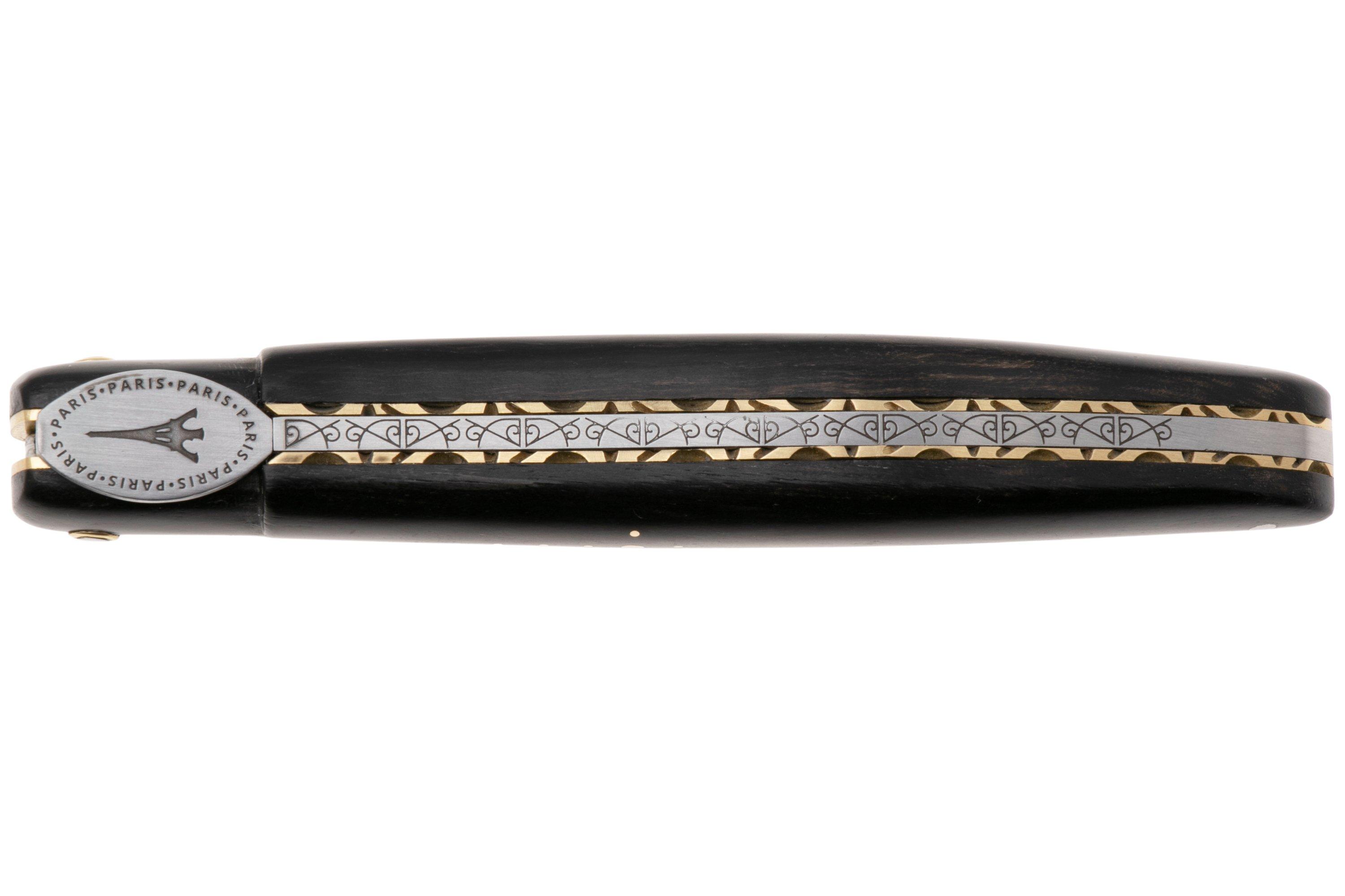 Laguiole en Aubrac Origine Tour Eiffel Tower, Ebony Wood, Handcarved ...