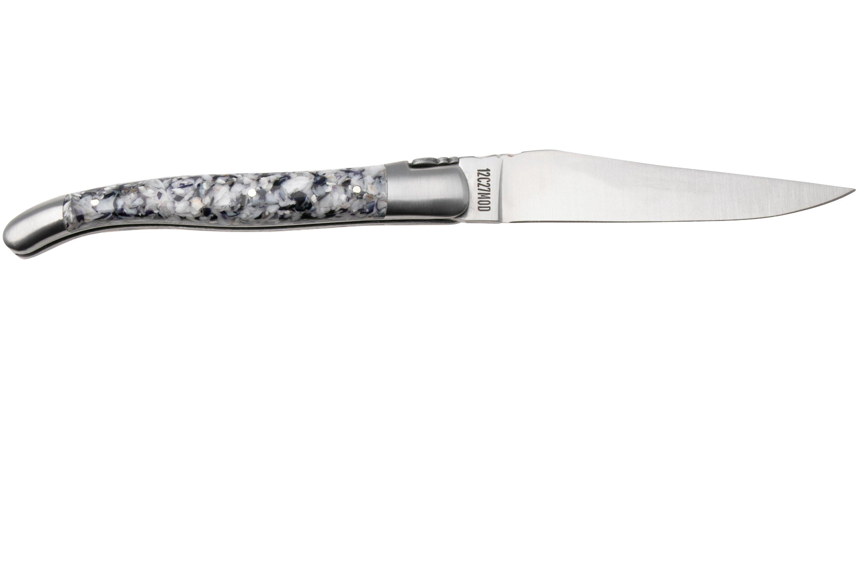 Laguiole en Aubrac Oyster and Mussel Shell, Brushed Stainless Steel ...