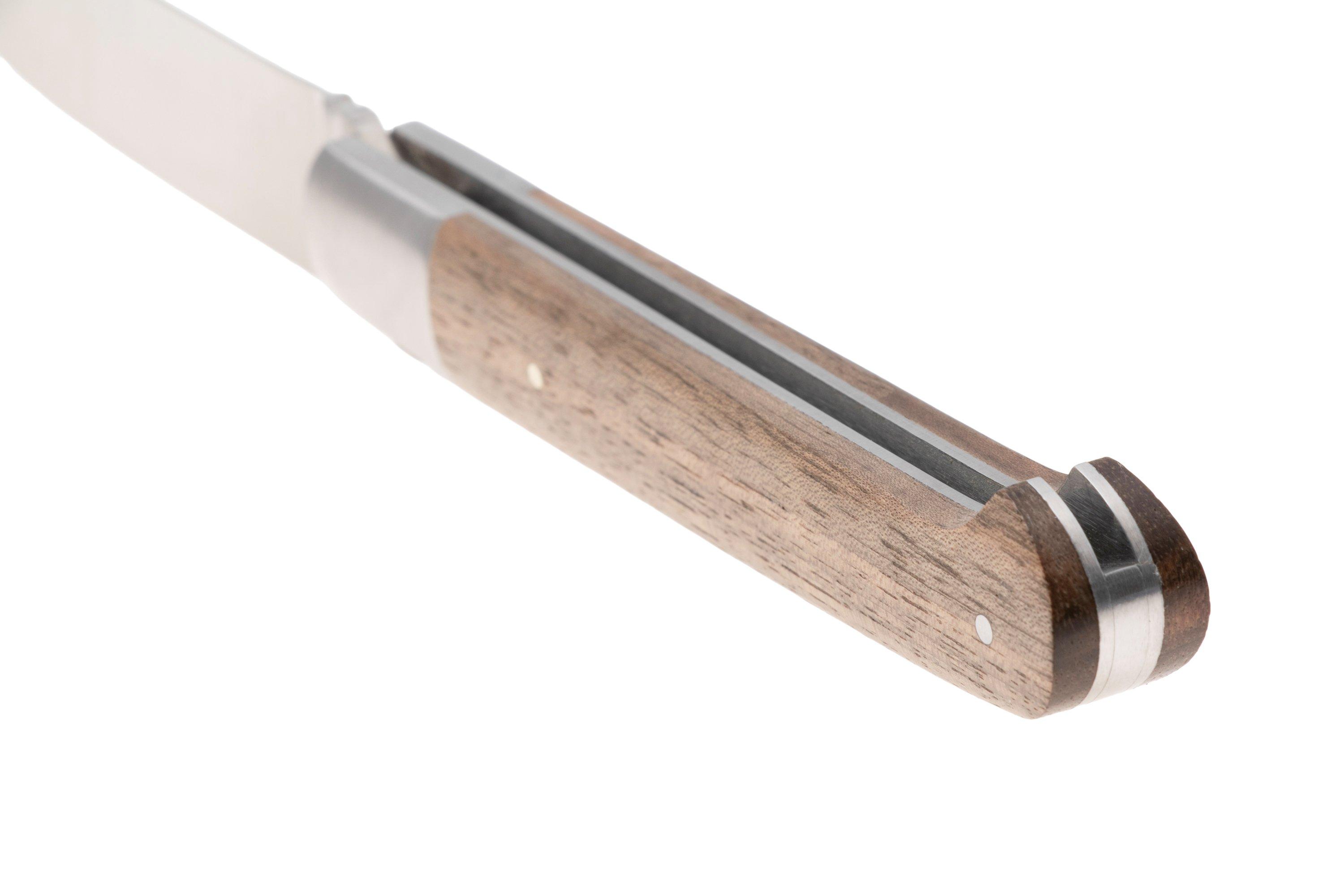 Laguiole en Aubrac Sauveterre Walnut, Matt Stainless Bolster, coltello da tasca, 11 cm | Fare ...