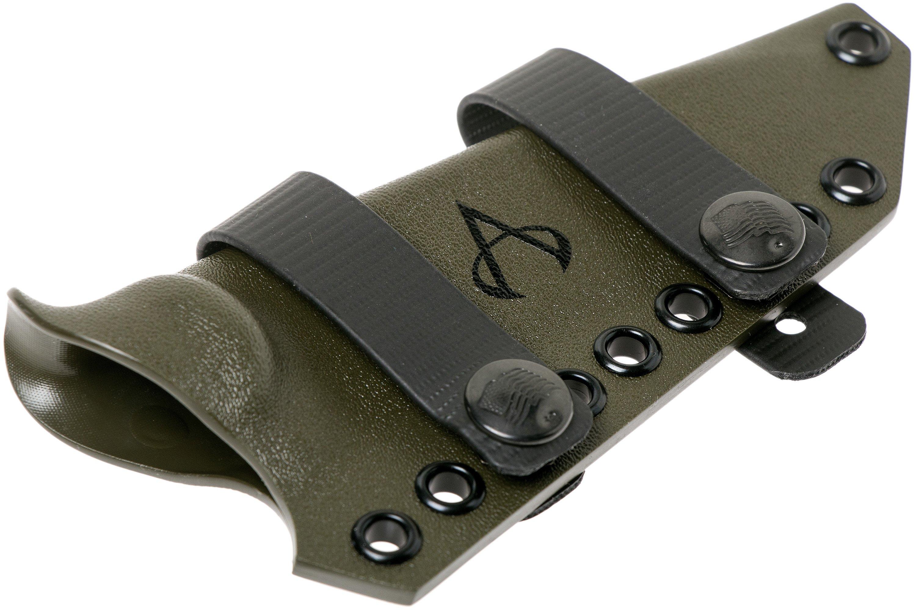 Armatus Carry Architect sheath for the KA-BAR Becker BK16, OD green ...