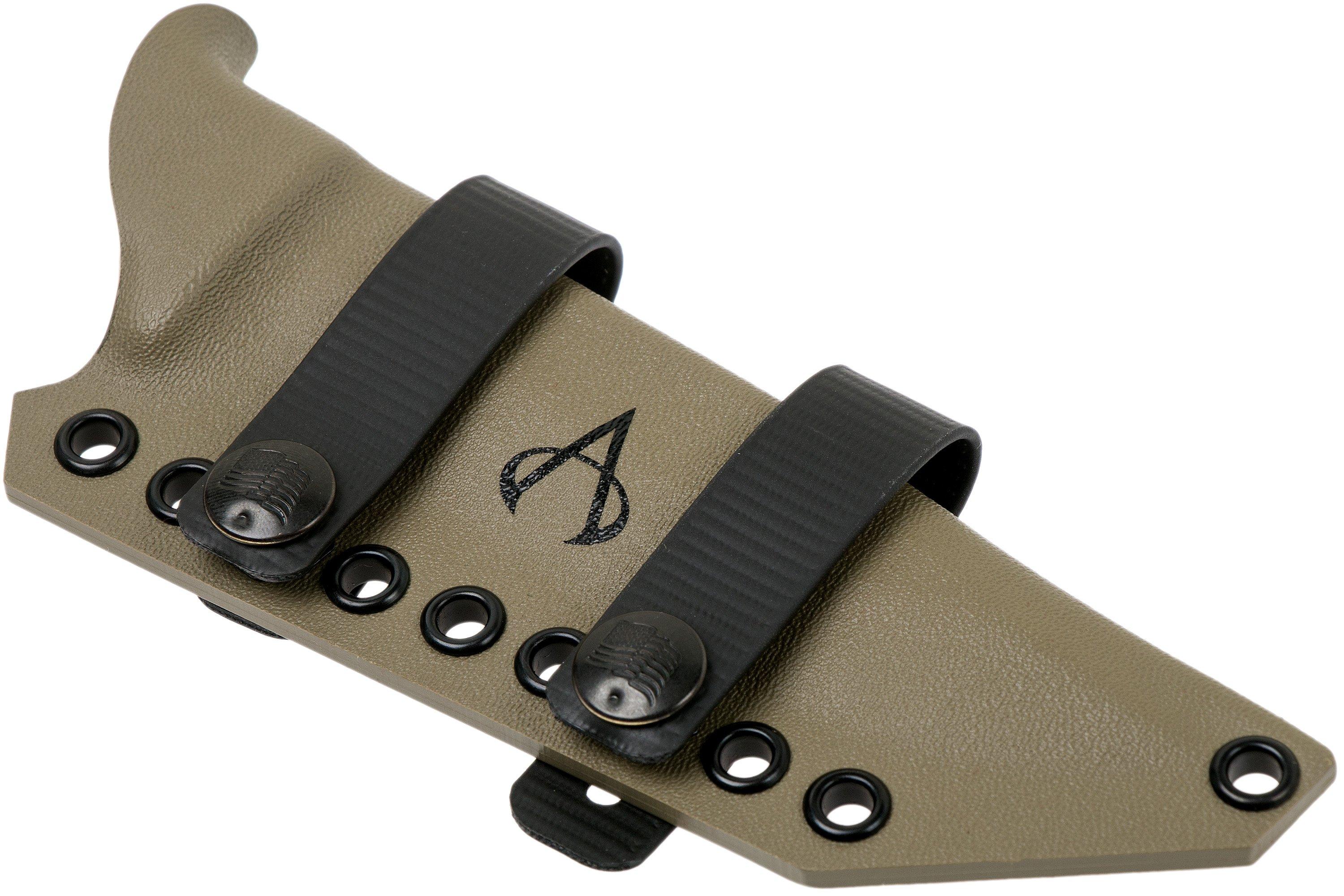 Armatus Carry Architect sheath for the Fällkniven S1 Pro, flat dark ...