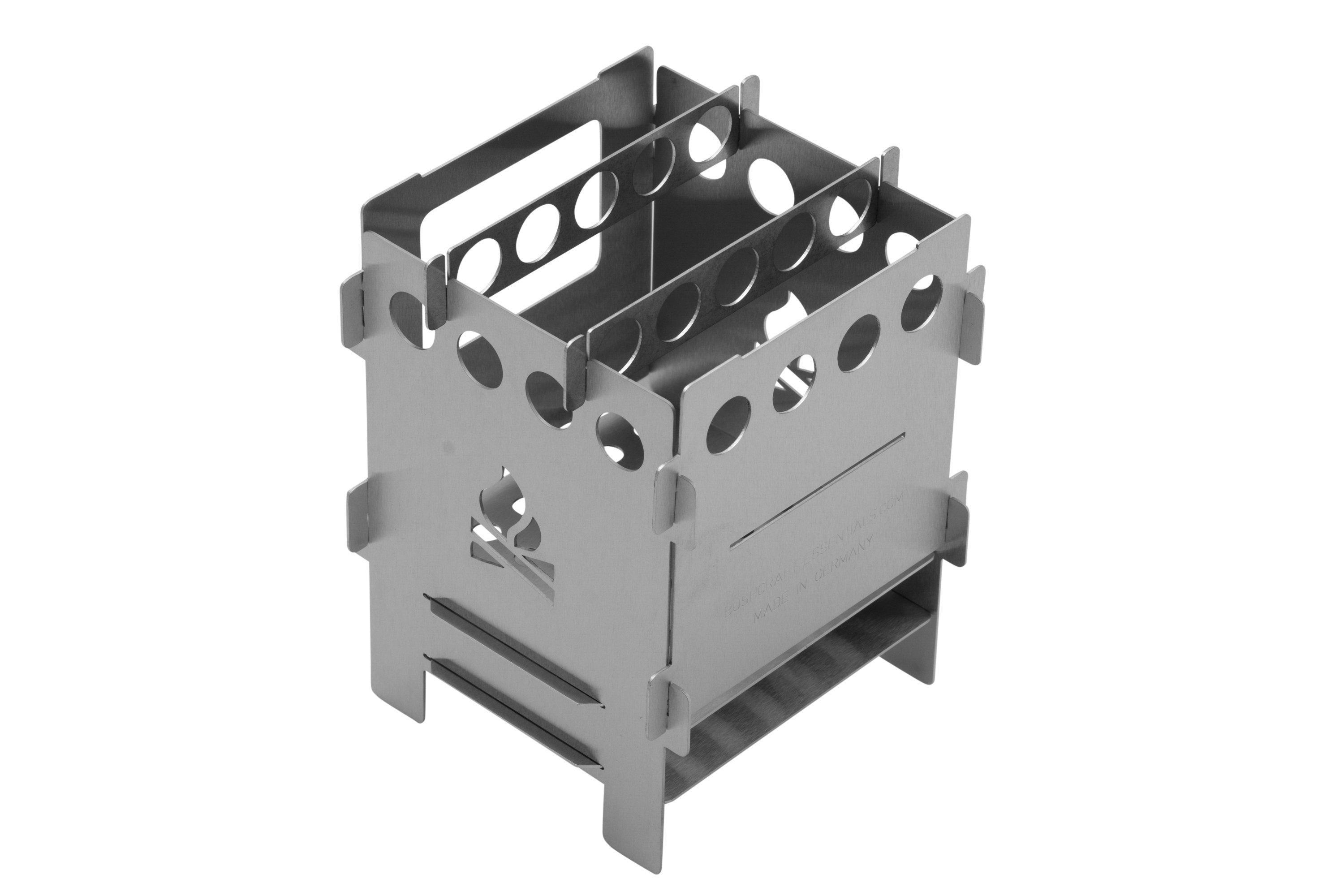 Bushcraft Essentials Bushbox, foldable stove | Advantageously shopping ...