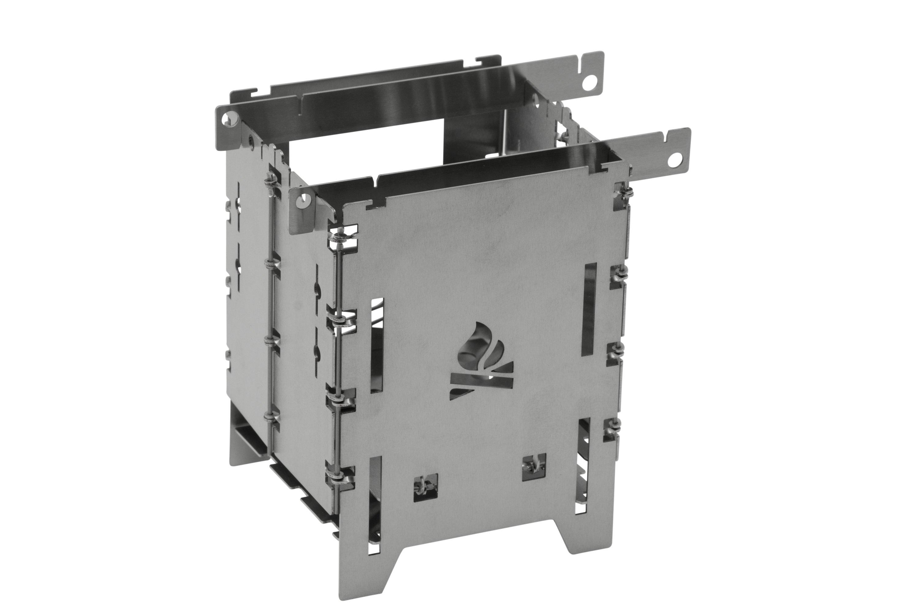 Bushcraft Essentials Bushbox LF, foldable stove | Advantageously ...