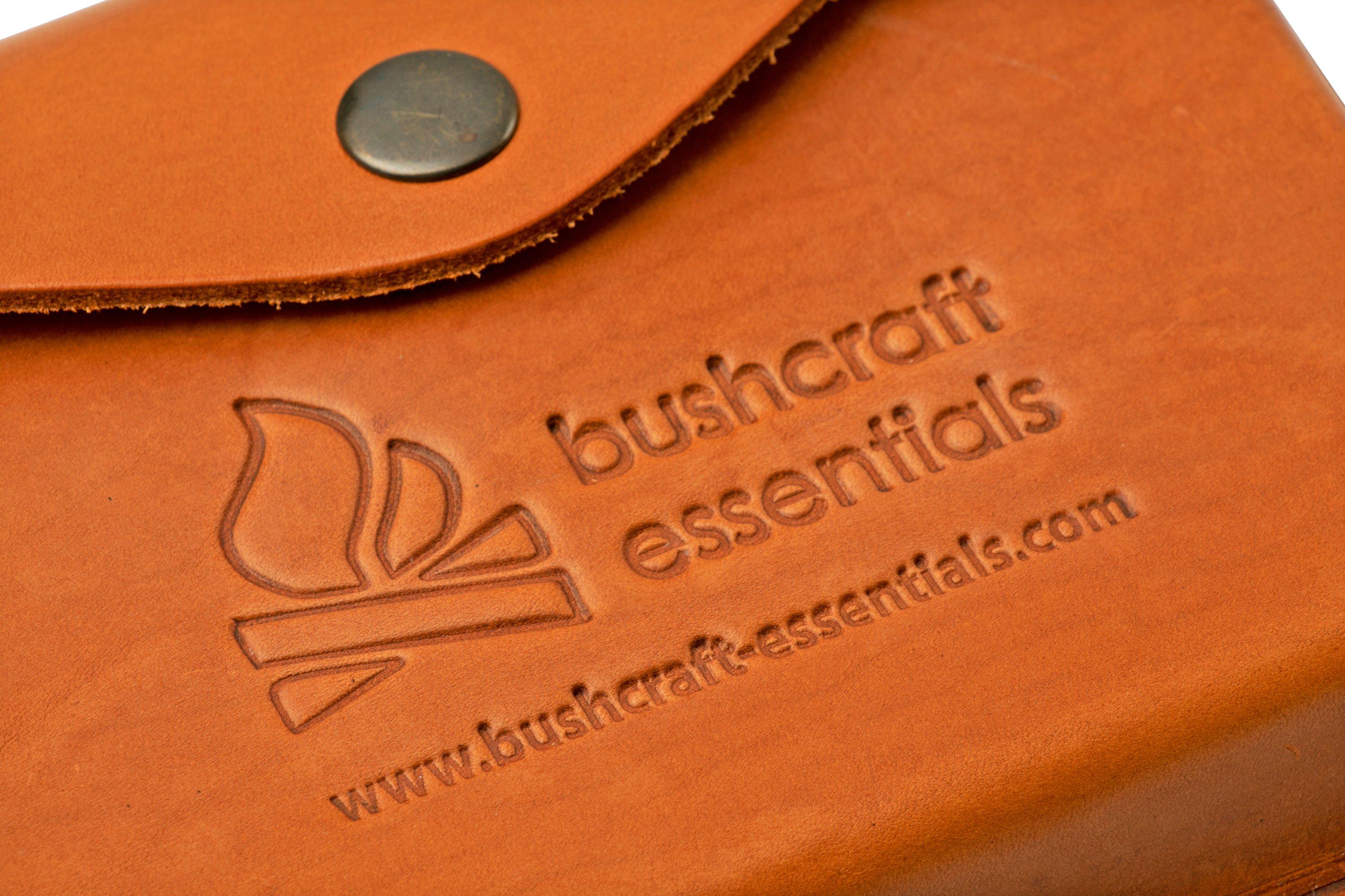 Bushcraft Essentials Leather Pouch Bushbox LF, leather sheath for the ...