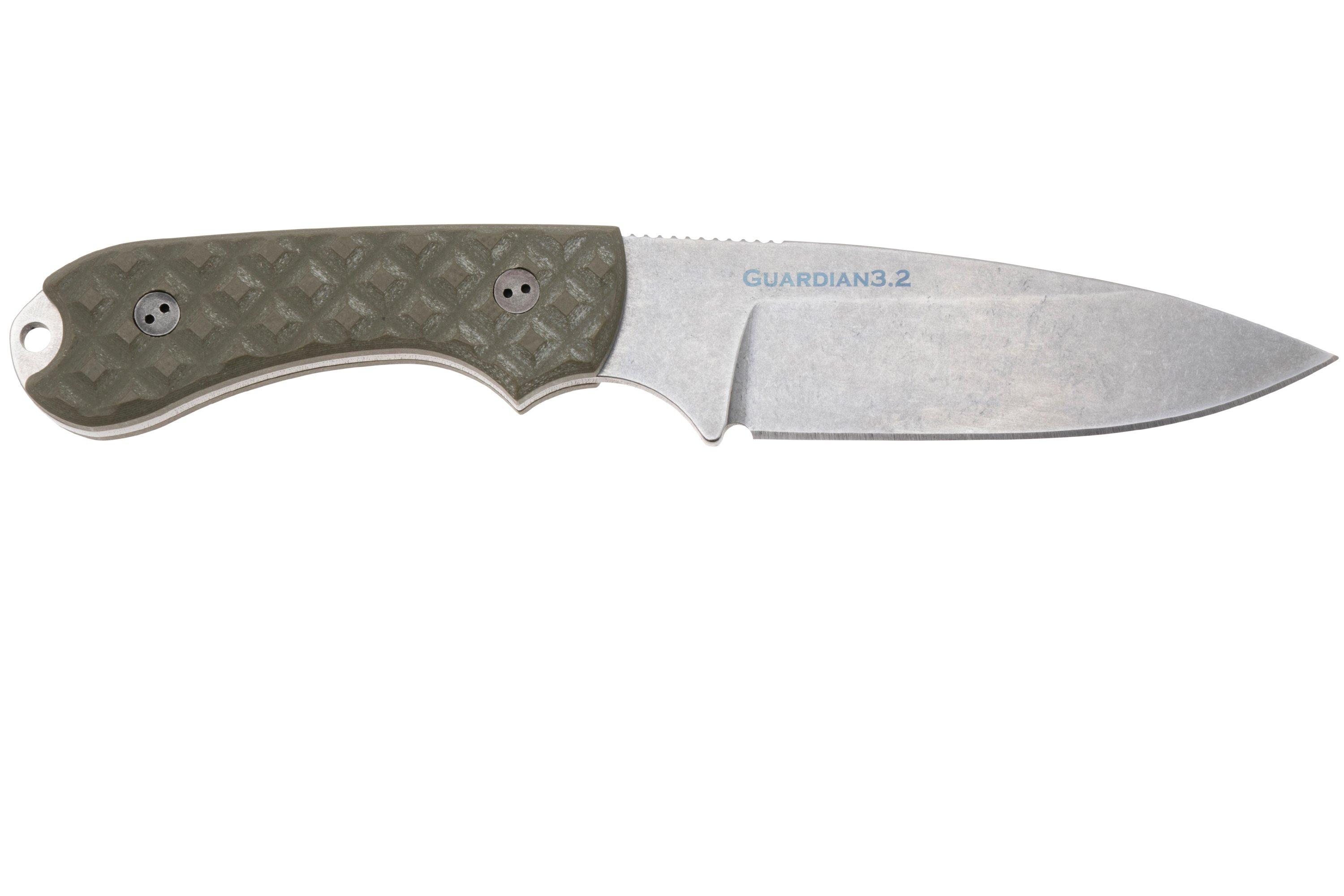 Bradford Knives Guardian 3.2 CPM-MagnaCut High Hardness, Sabre Grind ...