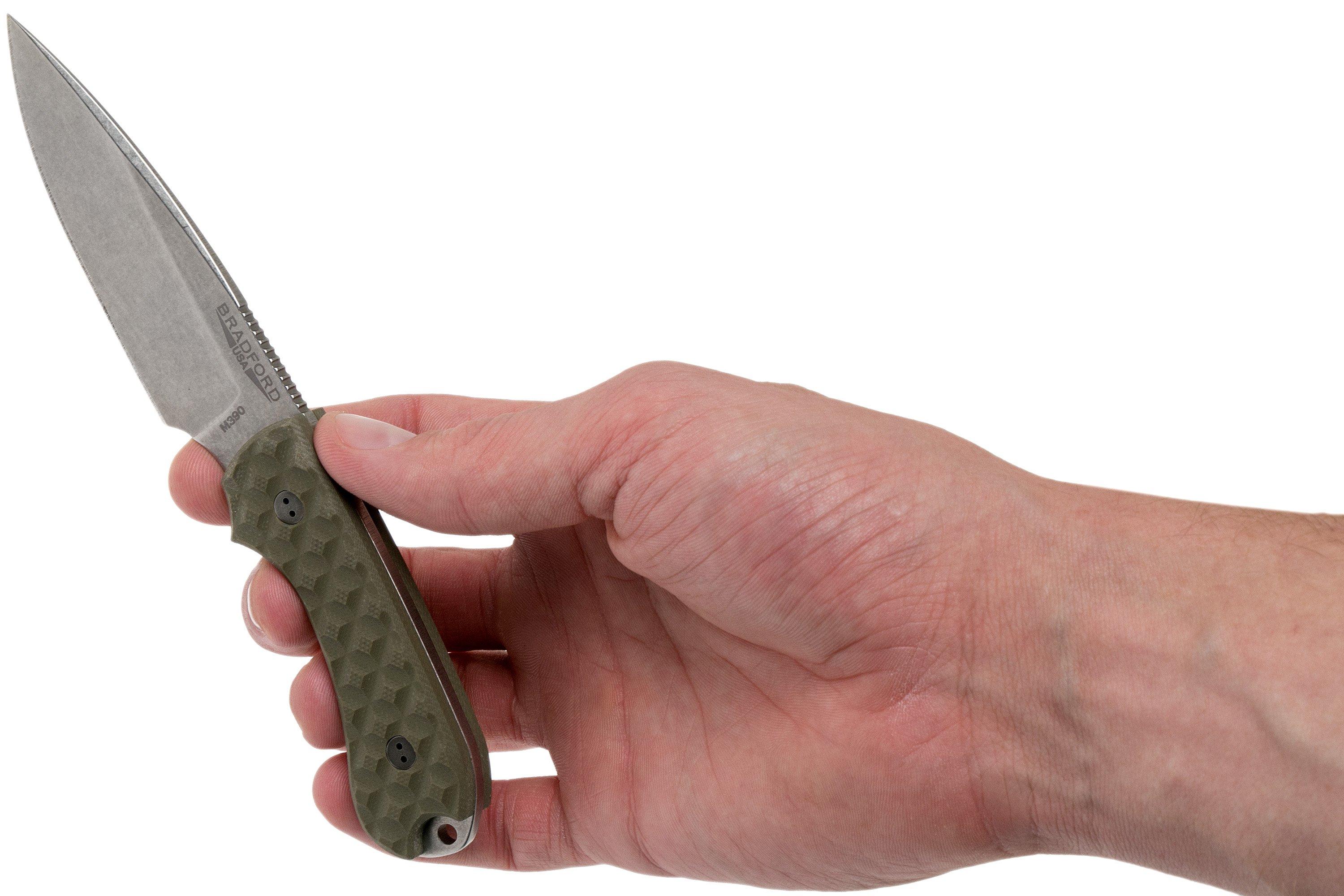 Bradford Guardian 3FE, OD Green Guardian 3 M390, Sabre Stonewashed ...