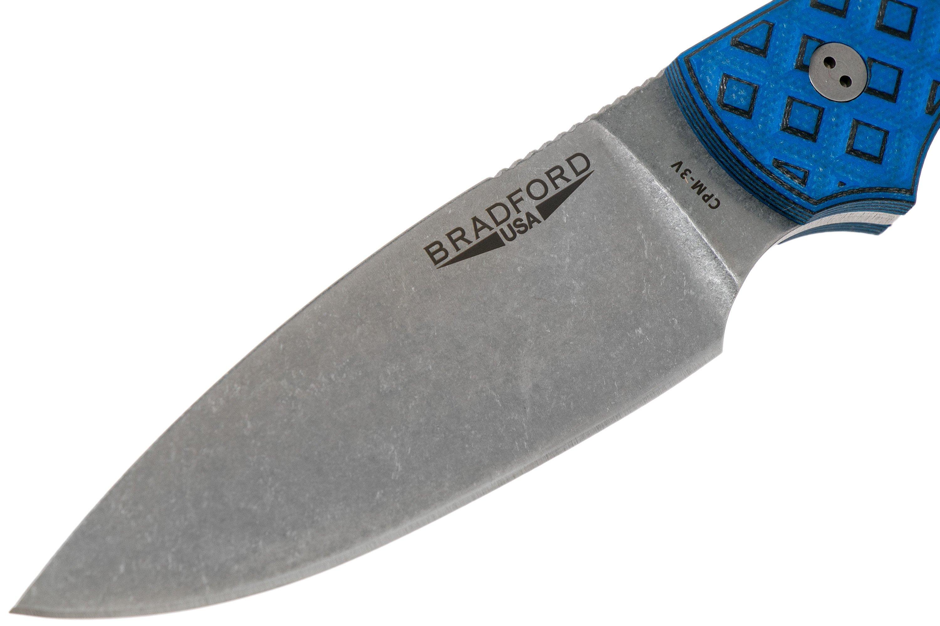 Bradford Guardian 3, Black-Blue G10 Guardian 3 CPM 3V, Full Height ...