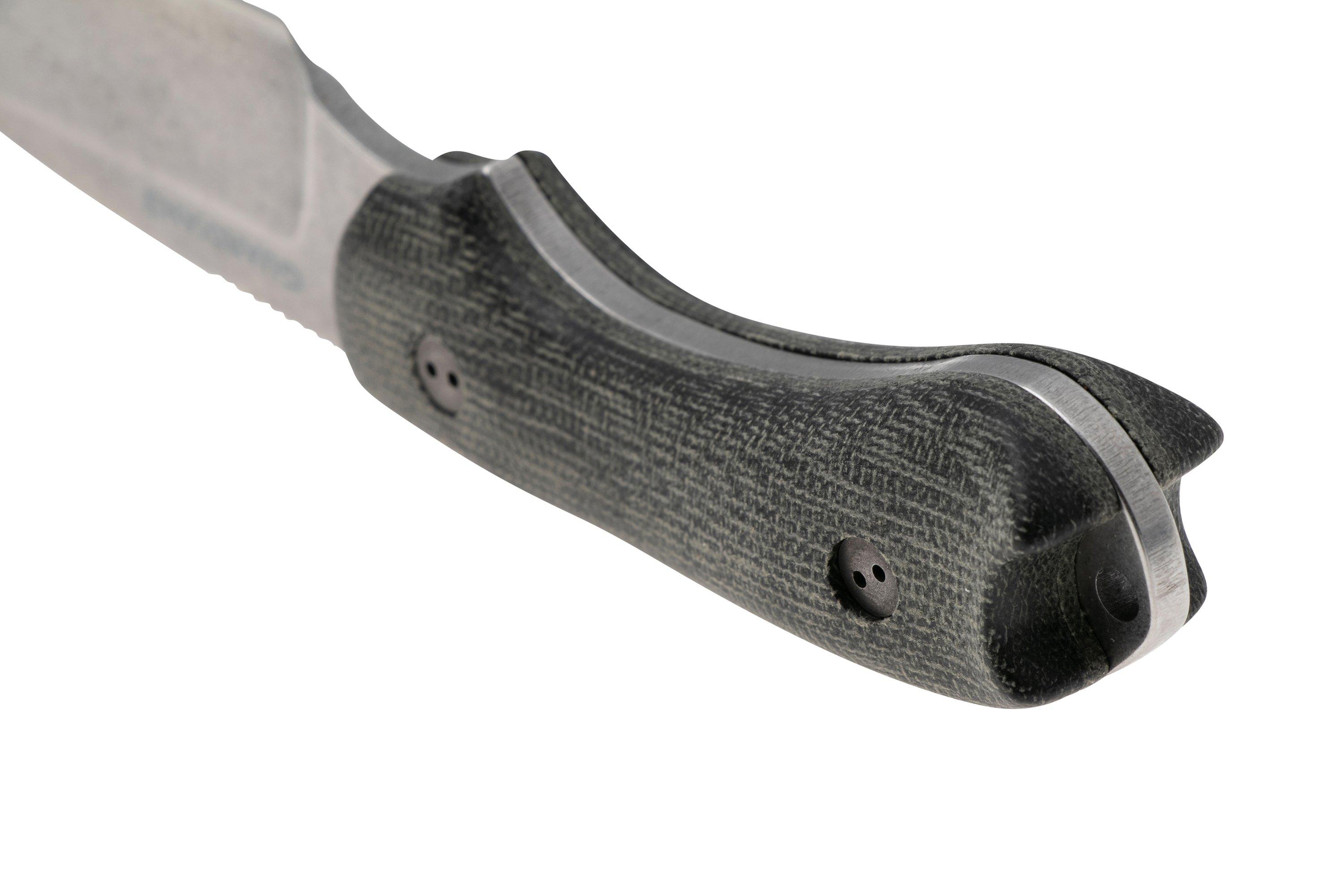 Bradford Knives Guardian 3, CPM-MagnaCut High Hardness, Sabre Grind, Stonewashed Finish, 3D ...