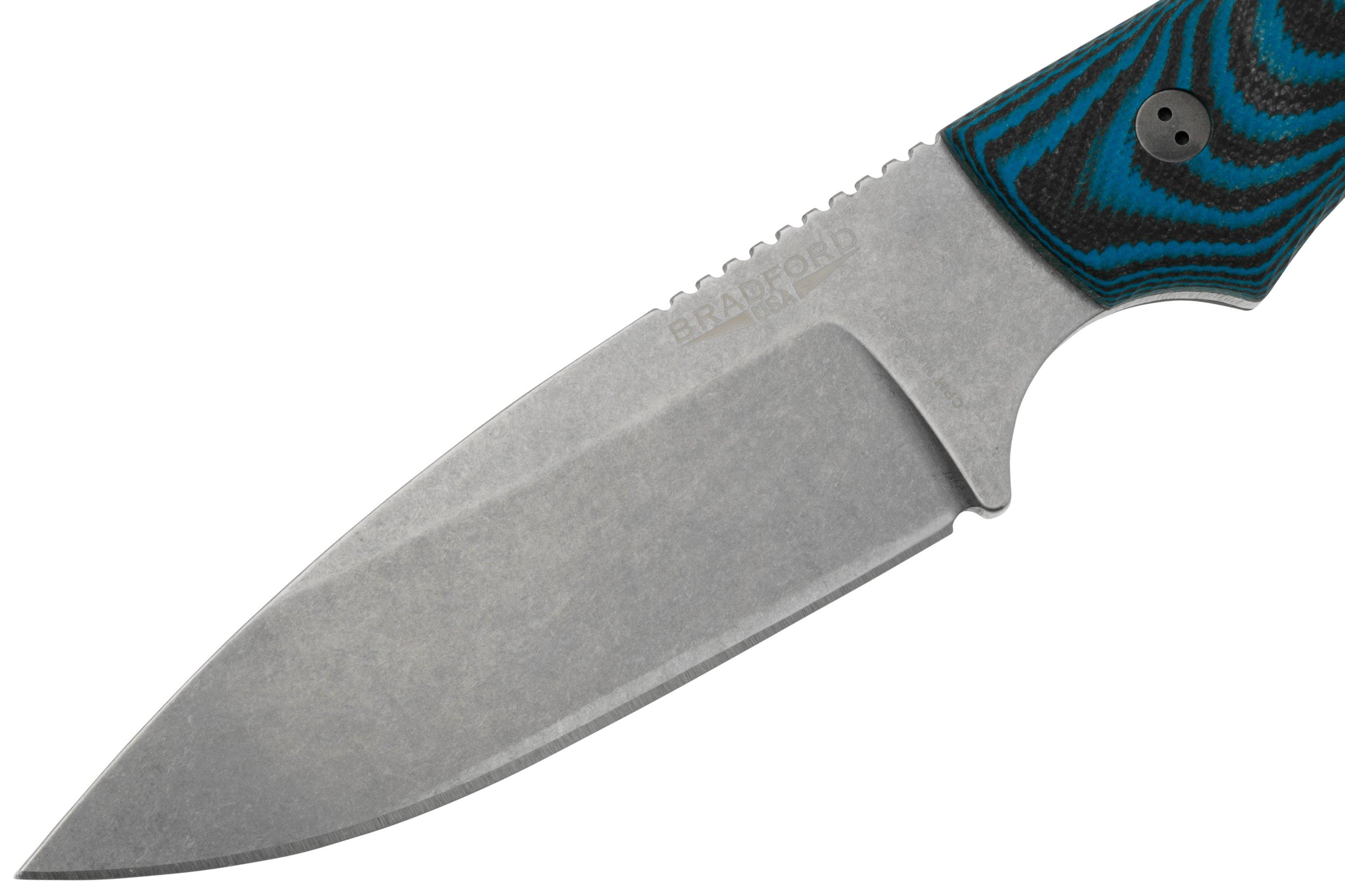 Bradford Knives Guardian 4.2 Microtextured Black Blue G10 3D, CPM ...