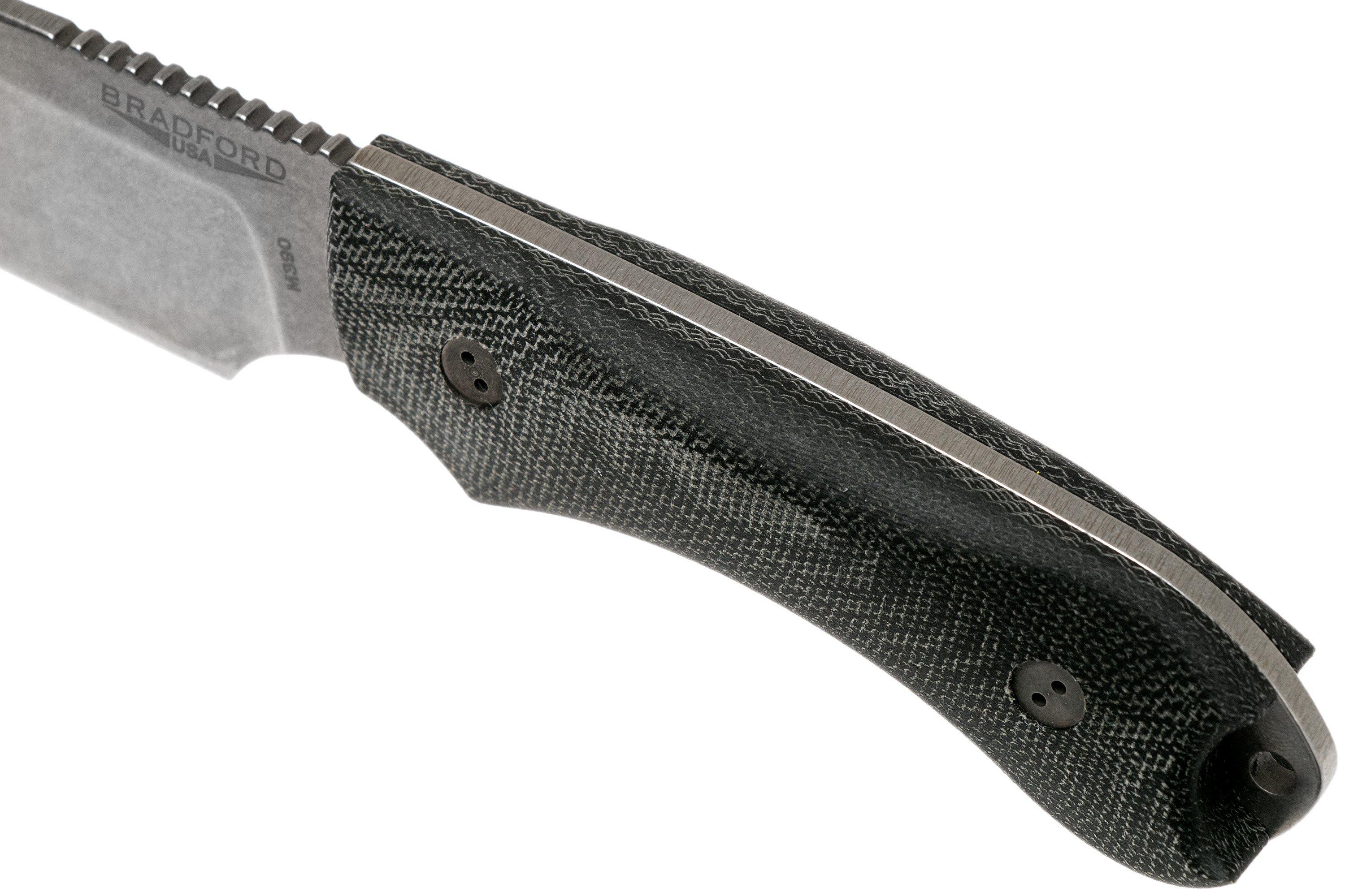 Bradford Guardian 4FE, 3D Black Micarta Guardian 4 M390, Sabre ...