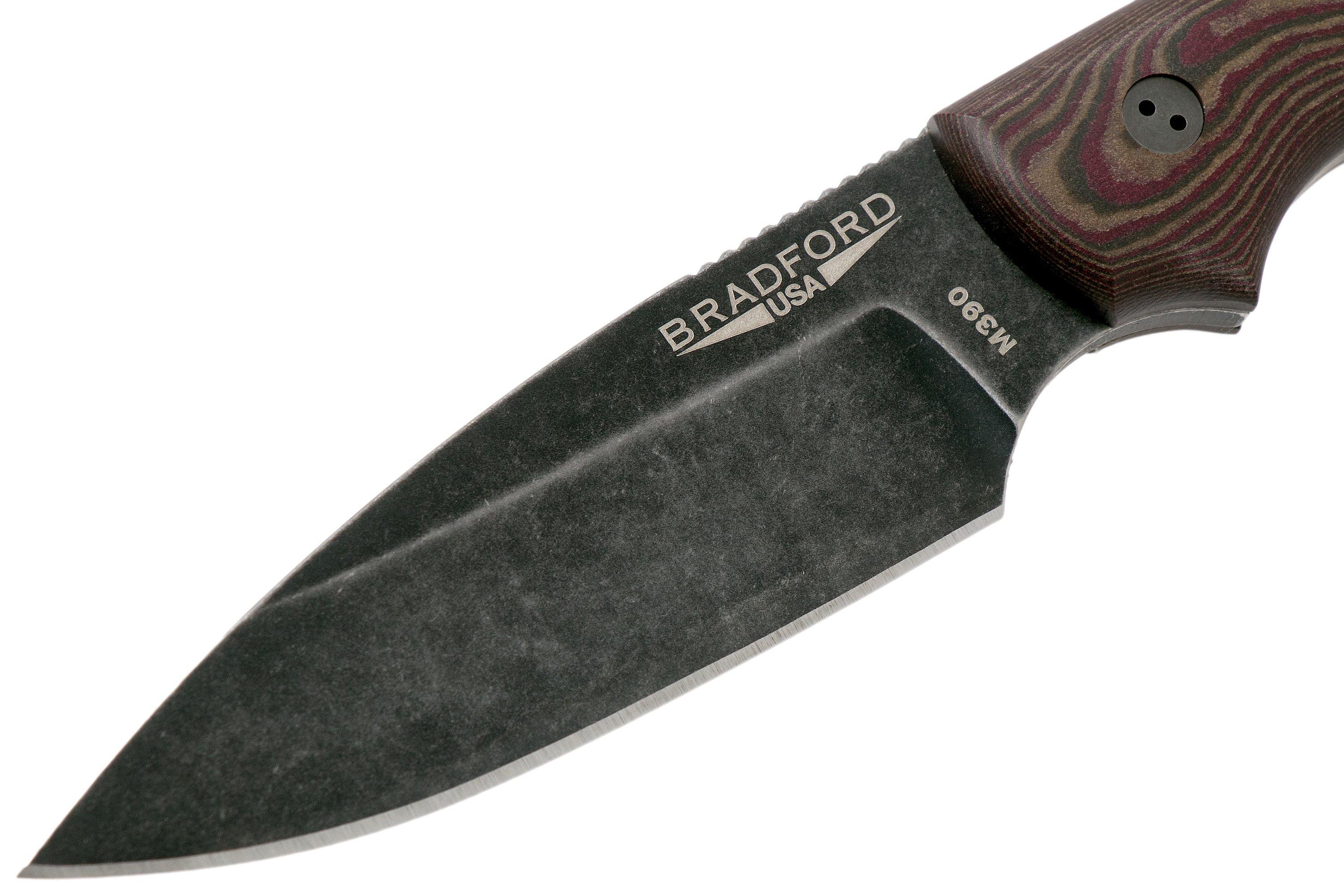 Bradford Guardian 3, 3D Brown-Red Richlite, M390 Sabre Nimbus ...