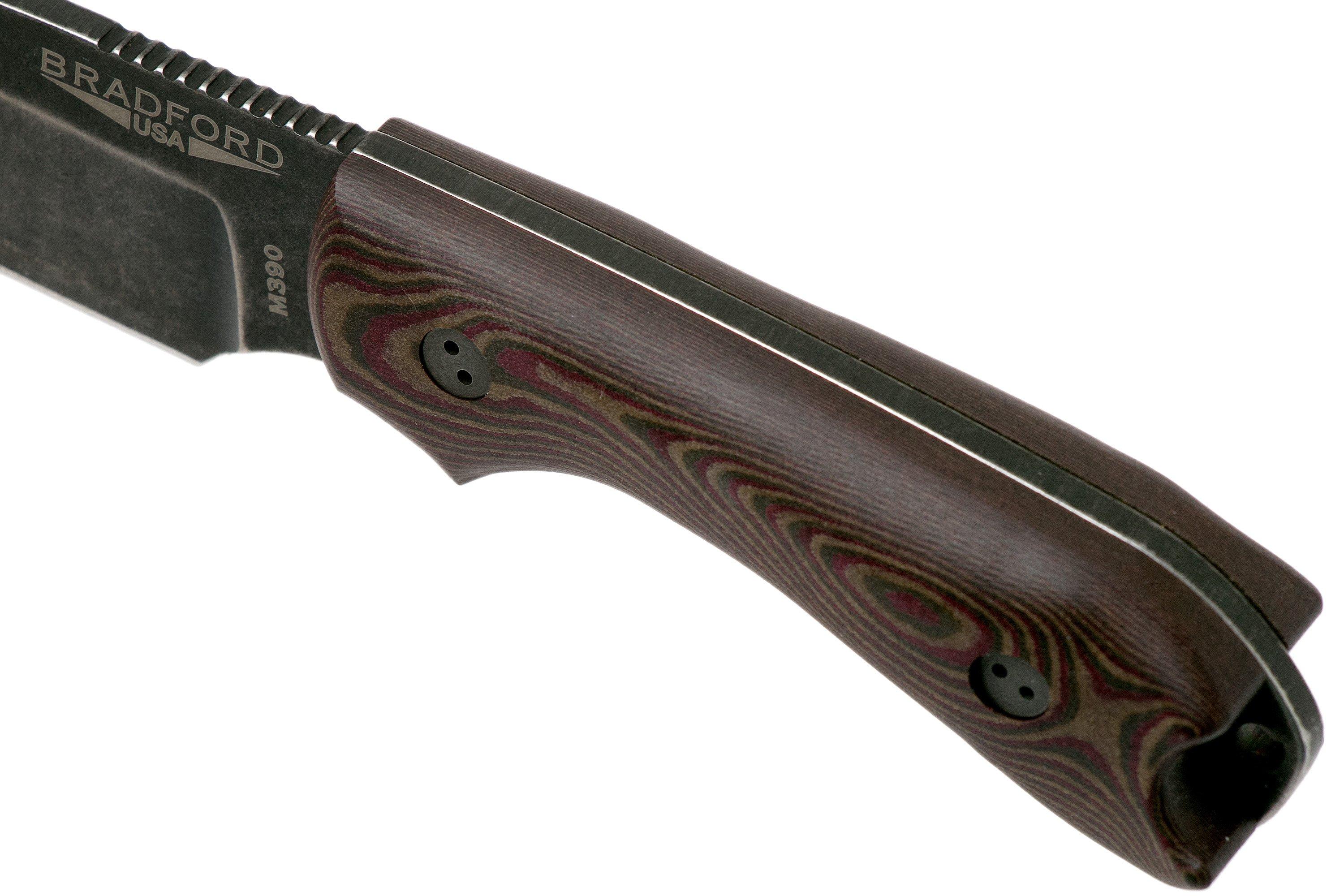 Bradford Guardian 3, 3D Brown-Red Richlite, M390 Sabre Nimbus ...