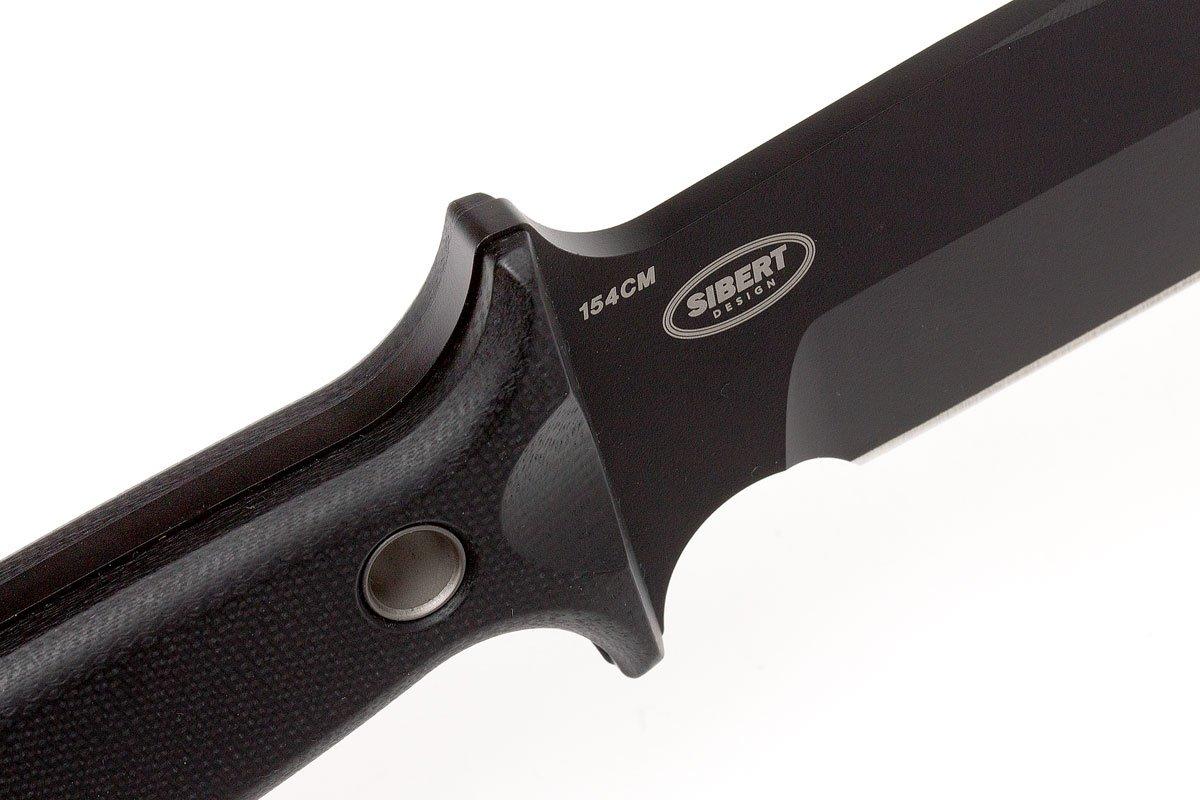 Benchmade 119BK Sibert Arvensis fixed blade, black | Advantageously ...