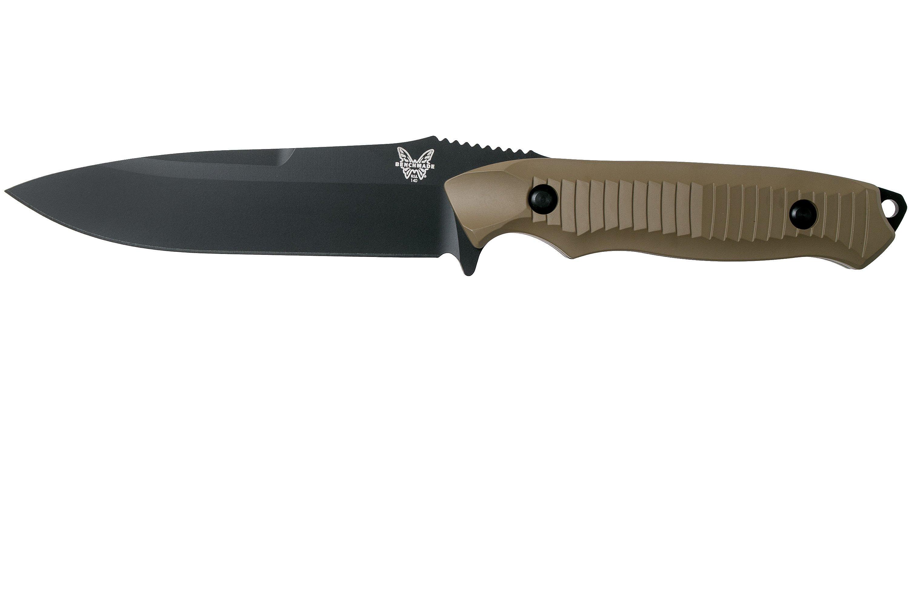 Benchmade Nimravus 140BKSN Sand survivalmes | Voordelig kopen bij ...