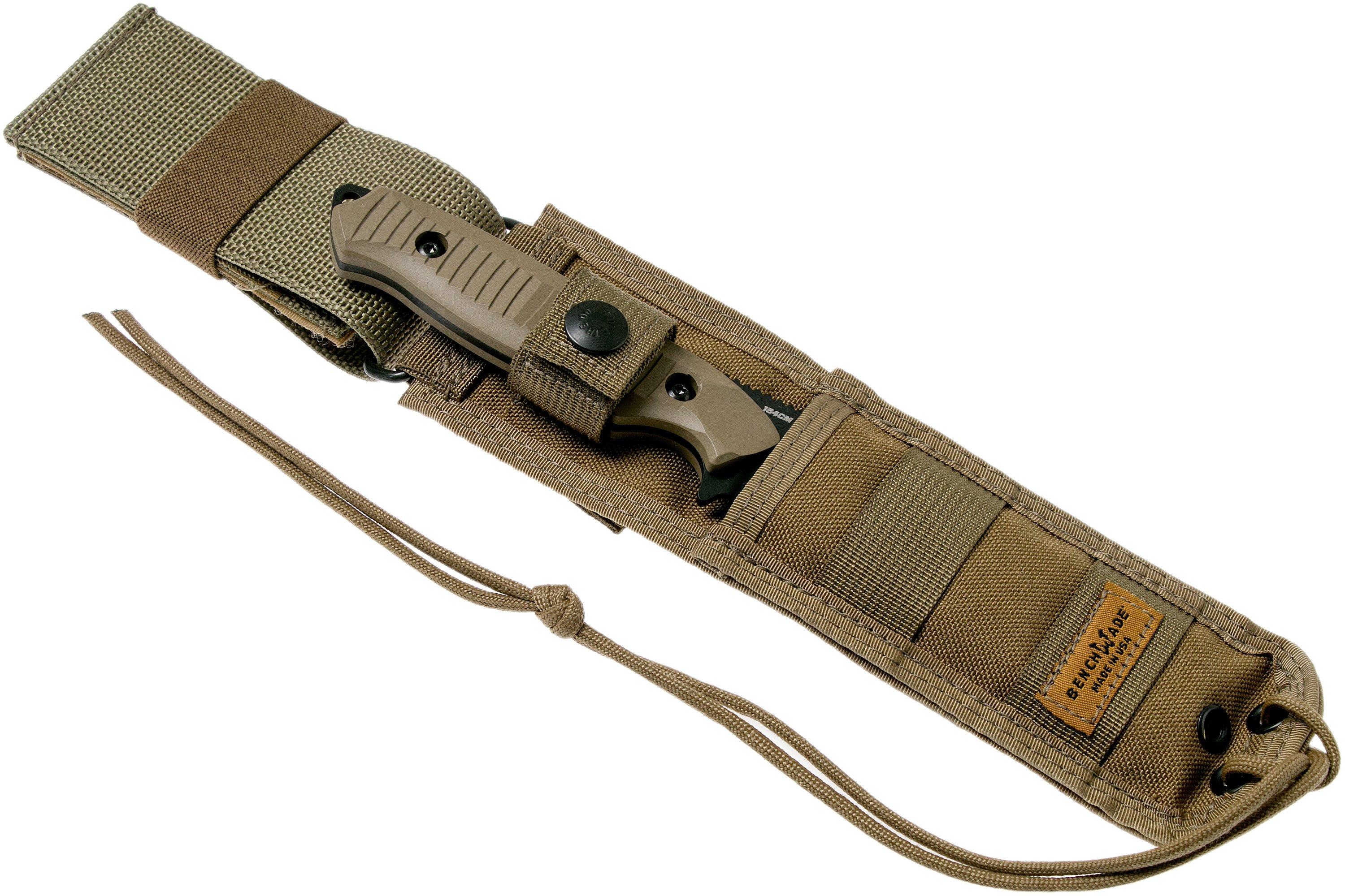 Benchmade Nimravus 140BKSN Sand survival knife | Advantageously ...