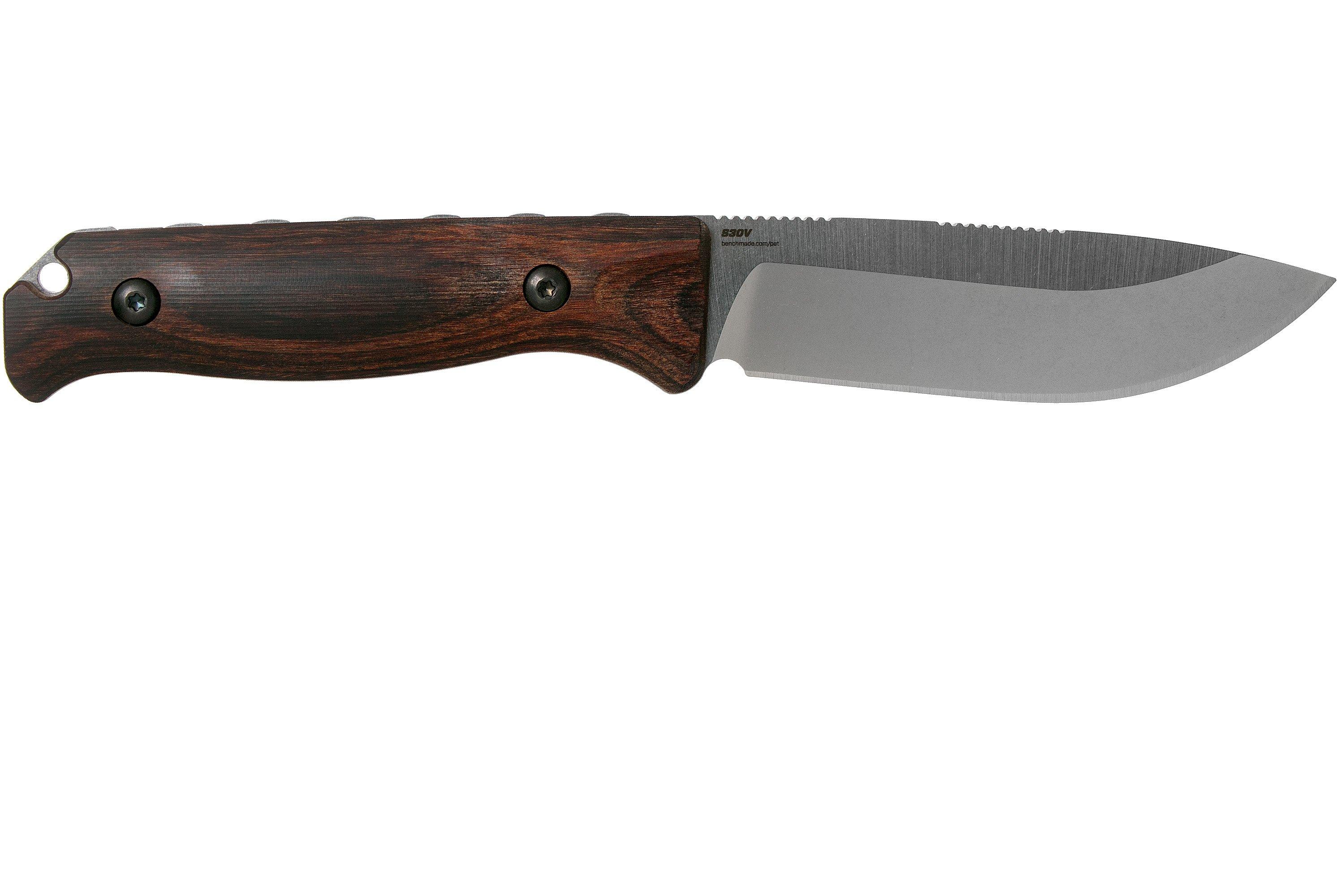 Benchmade Saddle Mountain Skinner Wood 15002 hunting knife ...