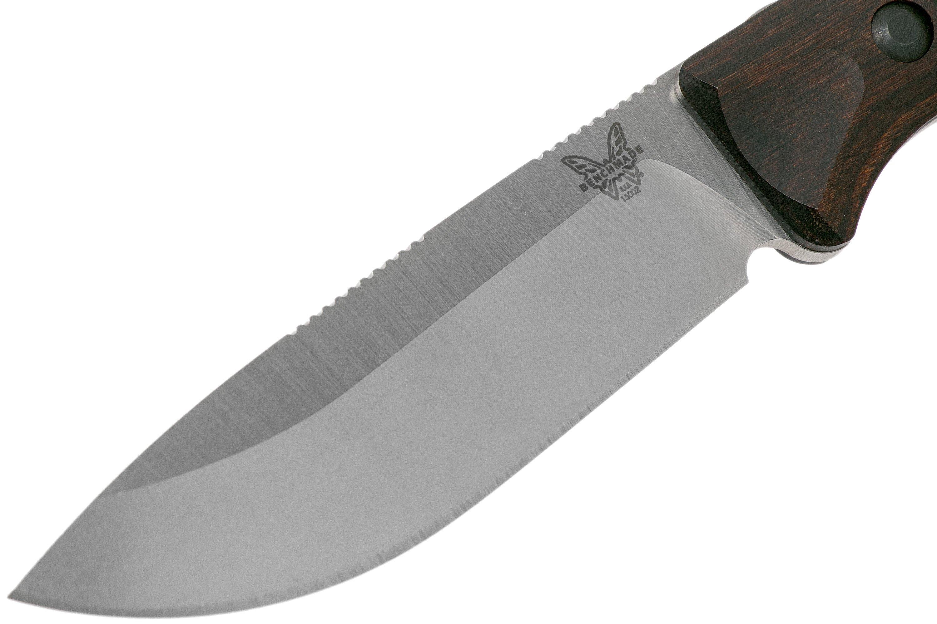 Benchmade Saddle Mountain Skinner Wood 15002 hunting knife ...