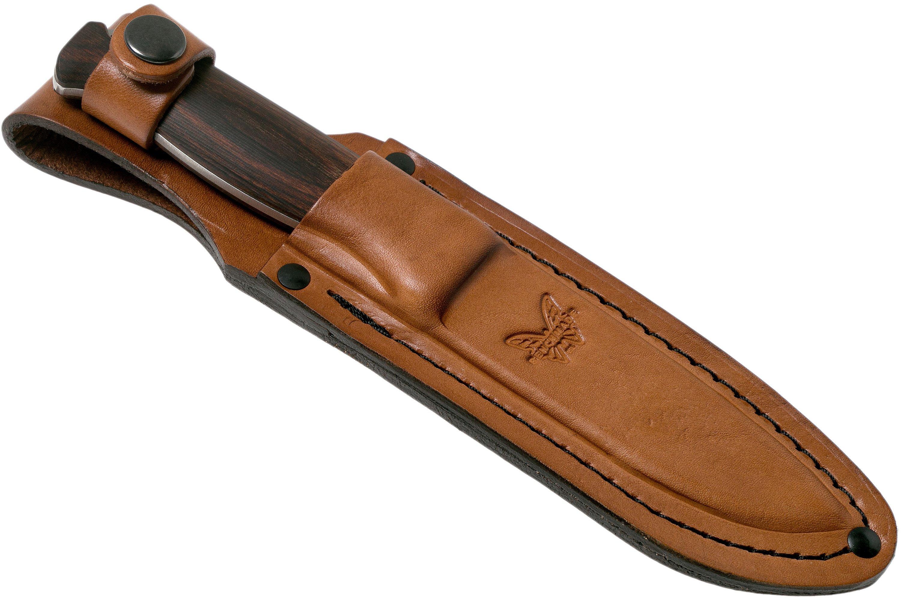 Benchmade Saddle Mountain Skinner Wood 15002 hunting knife ...
