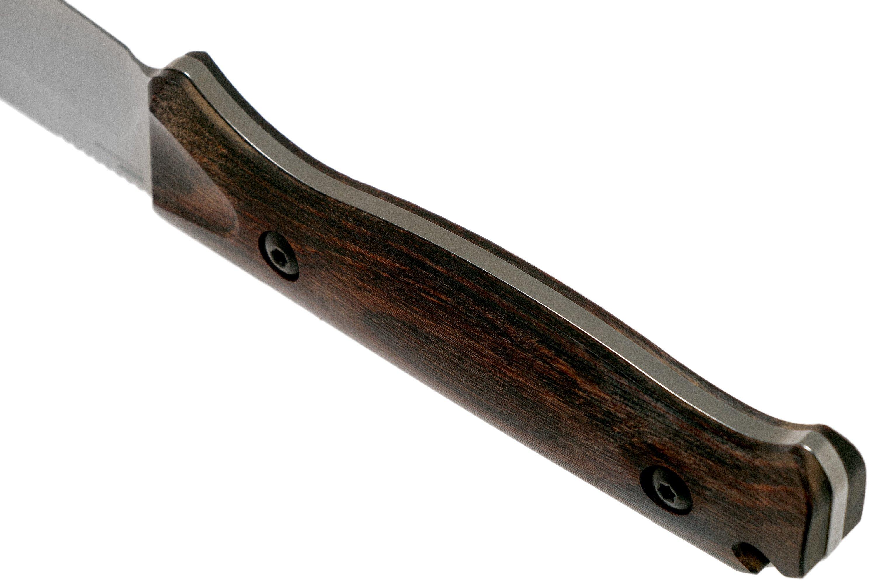 Benchmade Saddle Mountain Skinner Hook Wood 15004 hunting knife ...