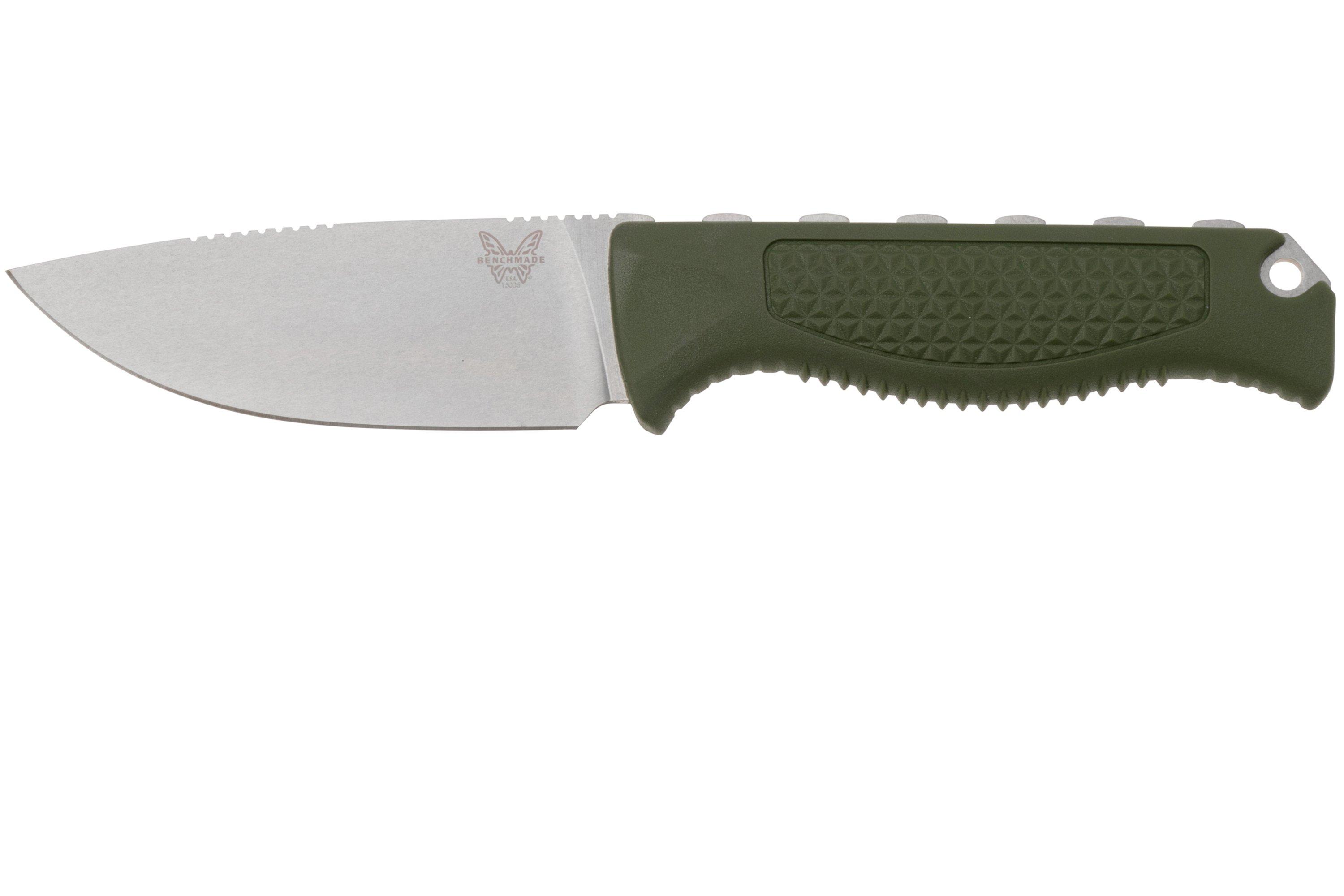 Benchmade Steep Country 15006-01 CPM S30V, Dark Olive SantoPrene ...