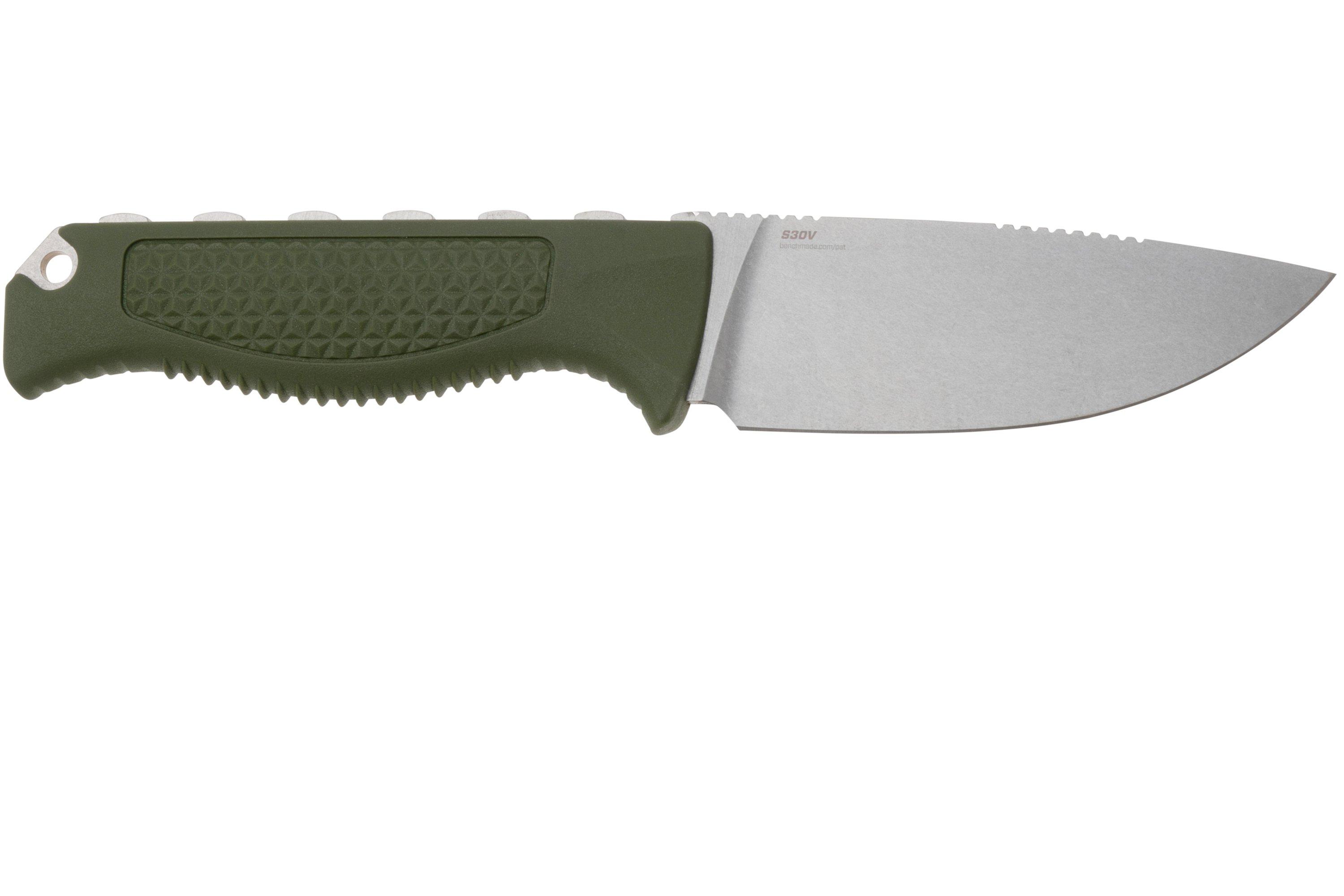 Benchmade Steep Country 15006-01 CPM S30V, Dark Olive SantoPrene ...