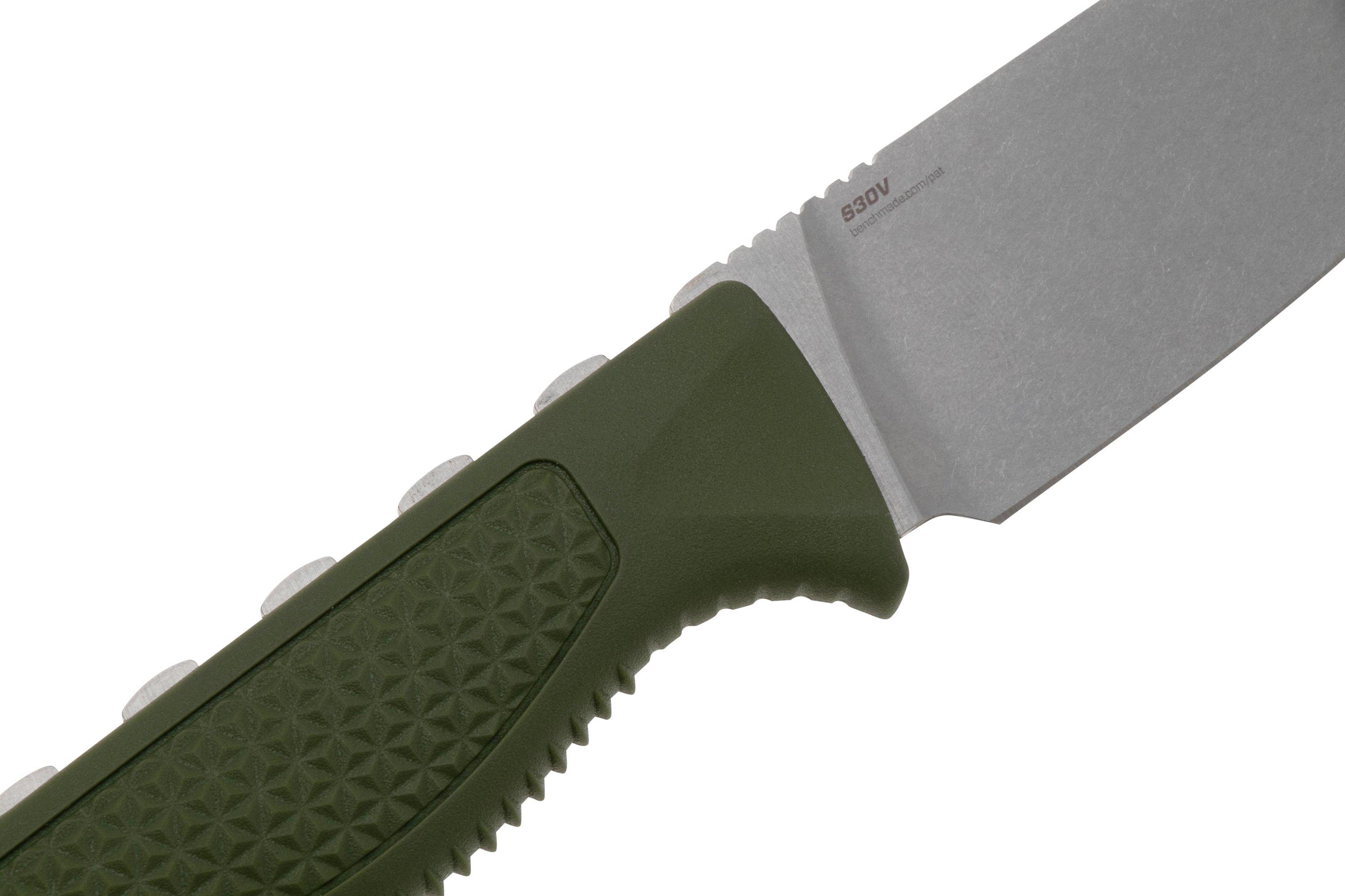 Benchmade Steep Country 15006-01 CPM S30V, Dark Olive SantoPrene ...