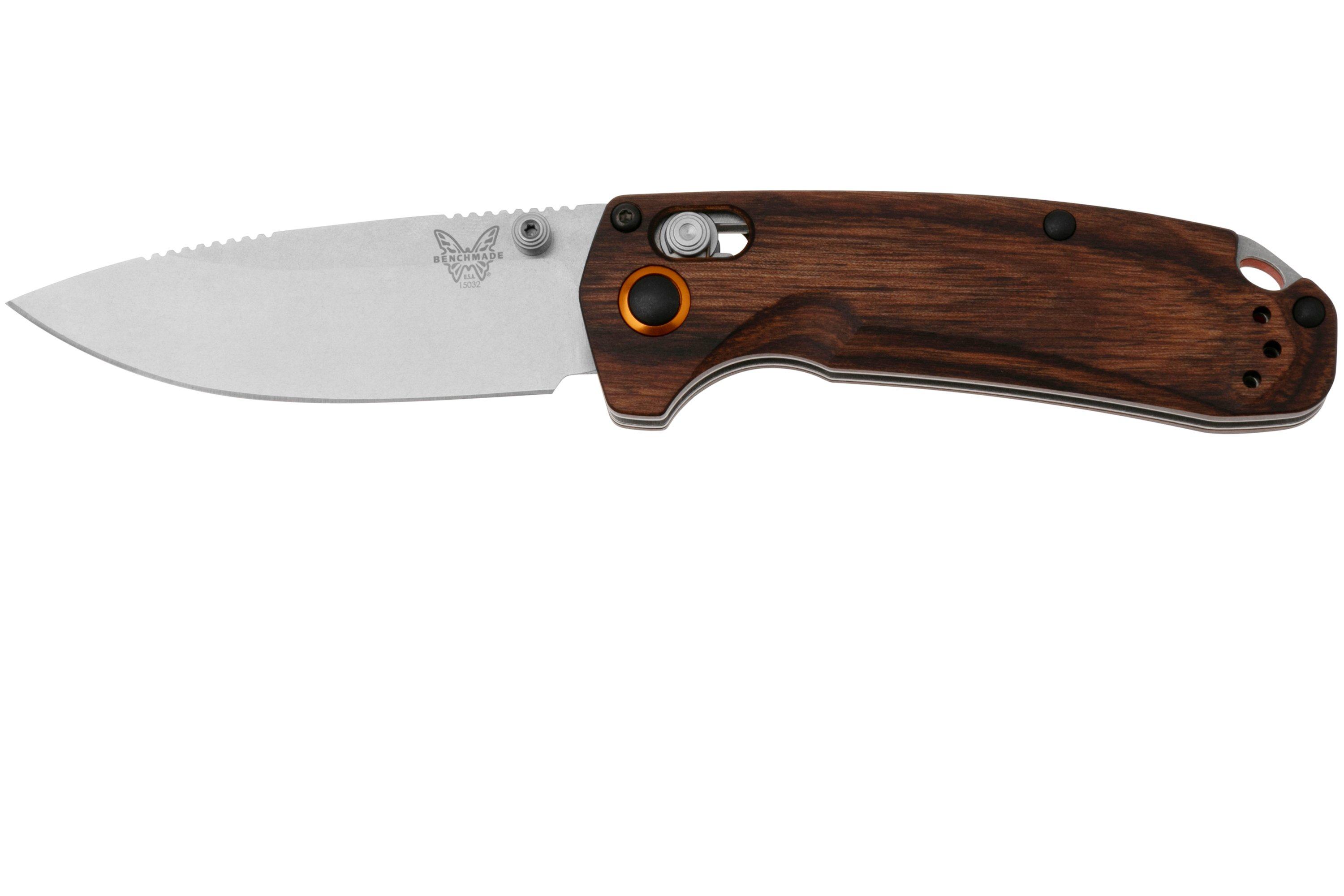 Benchmade North Fork 15032 CPM S30V, Maple Wood, Jagdtaschenmesser ...