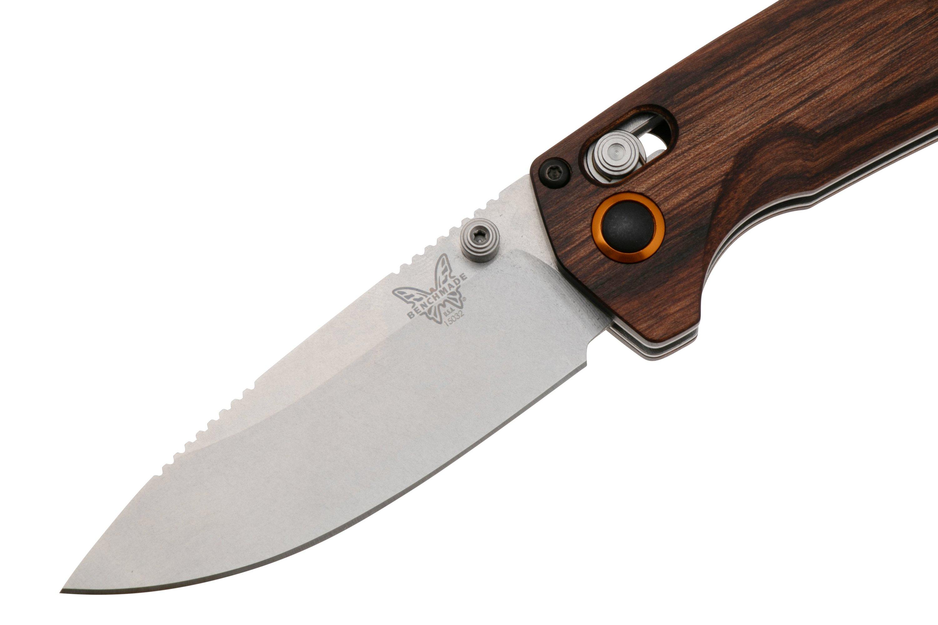 Benchmade North Fork 15032 CPM S30V, Maple Wood, cuchillo de caza ...