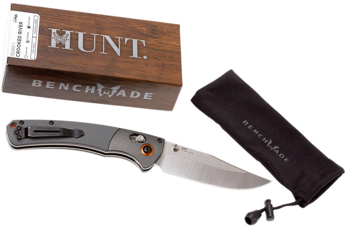 Benchmade 15080-1 Crooked River, grey | Advantageously shopping at ...