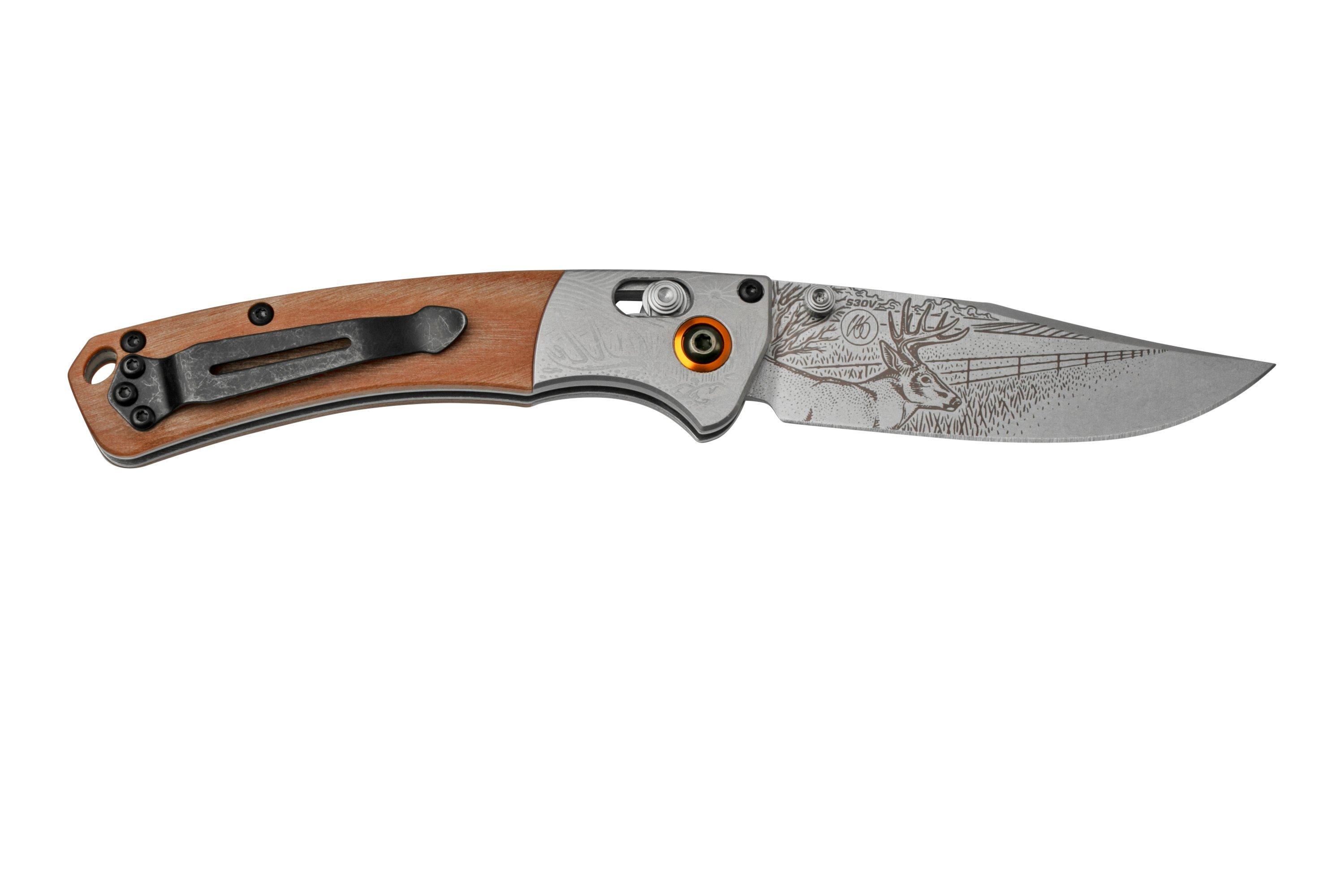 Benchmade Mini Crooked River Whitetail Limited Edition Artist Series ...