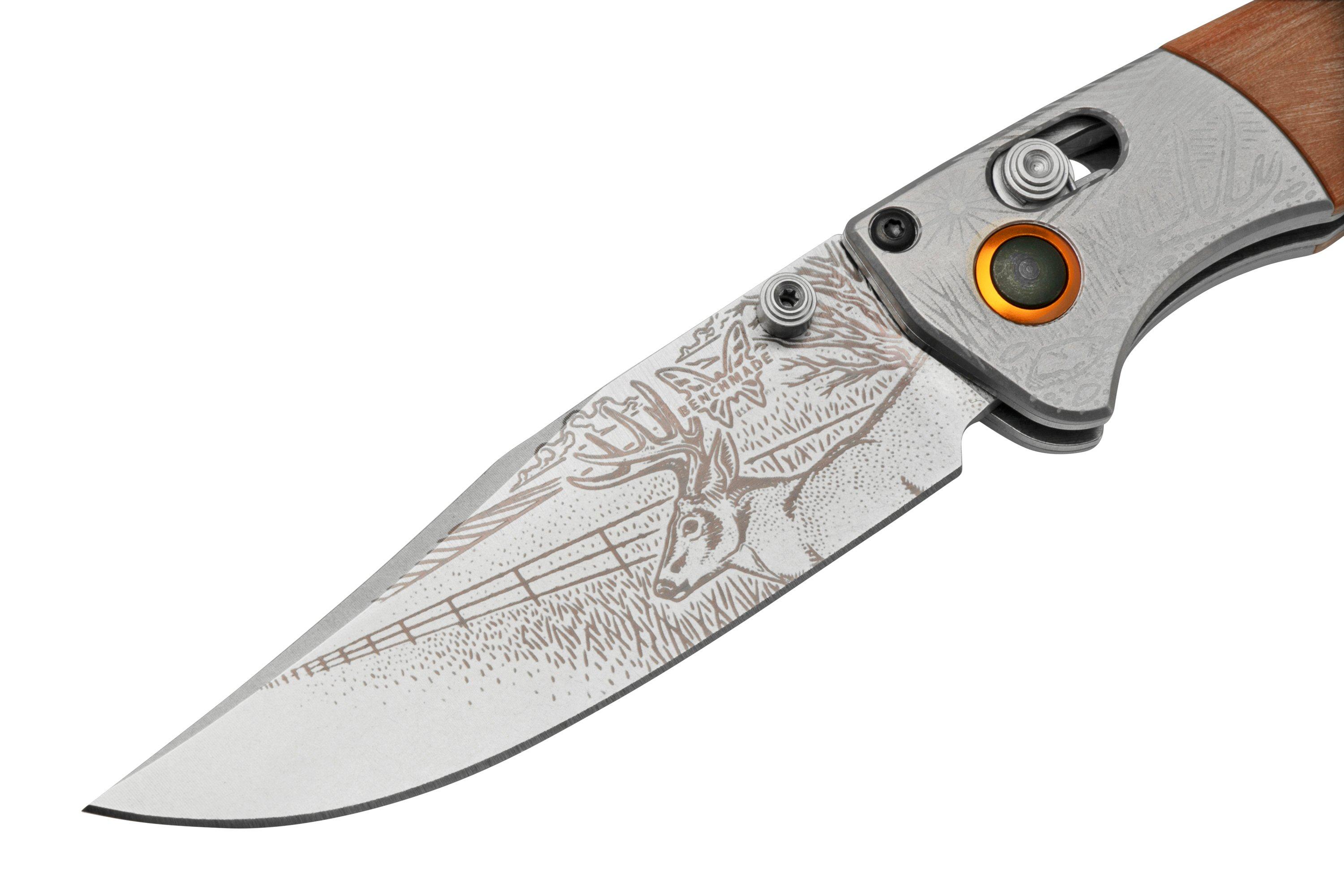 Benchmade Mini Crooked River Whitetail Limited Edition Artist Series ...