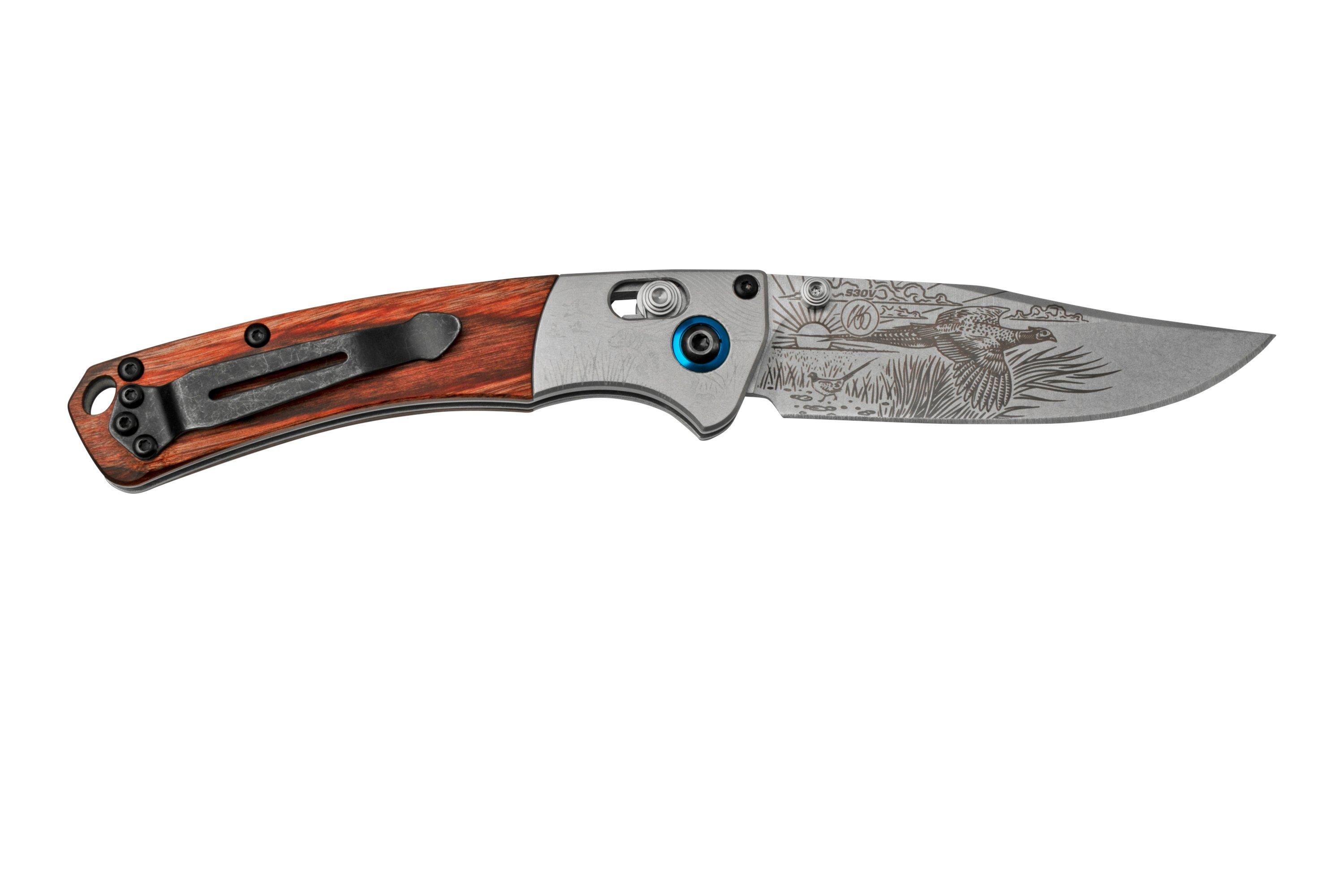 Benchmade Mini Crooked River Pheasant Limited Edition Artist Series ...