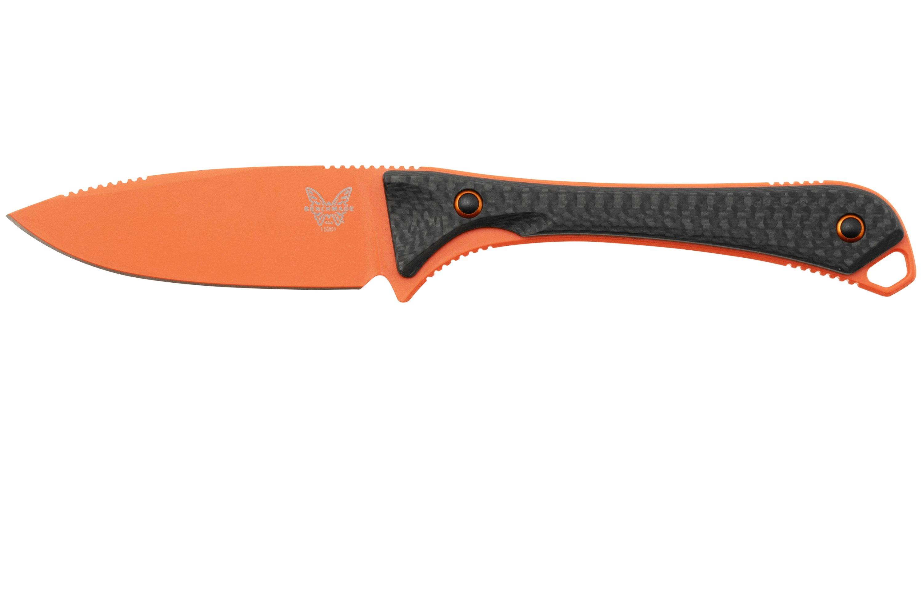 Benchmade Altitude 15201OR, CPM-S90V, Carbon Fiber, hunting knife ...