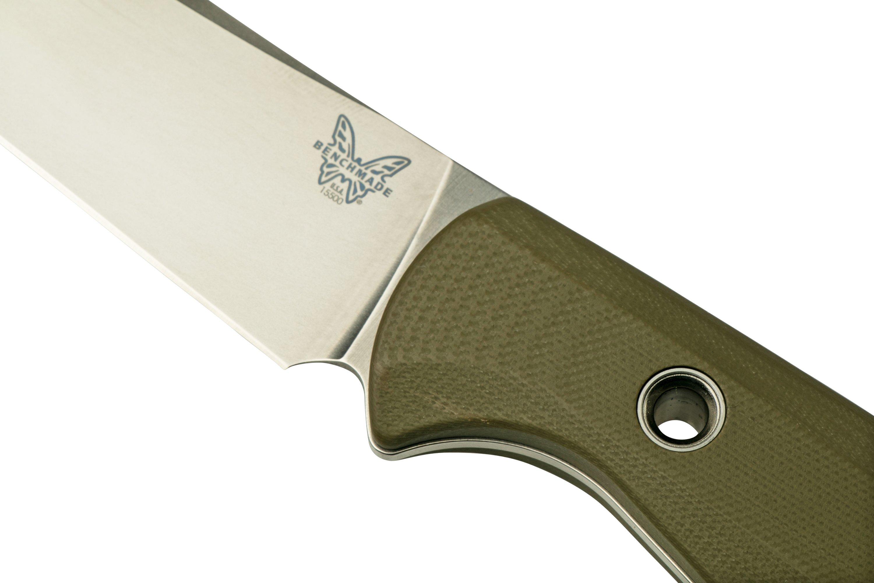 Benchmade Meatcrafter CPM-S45VN, OD Green G10 15500OR-3 hunting knife ...