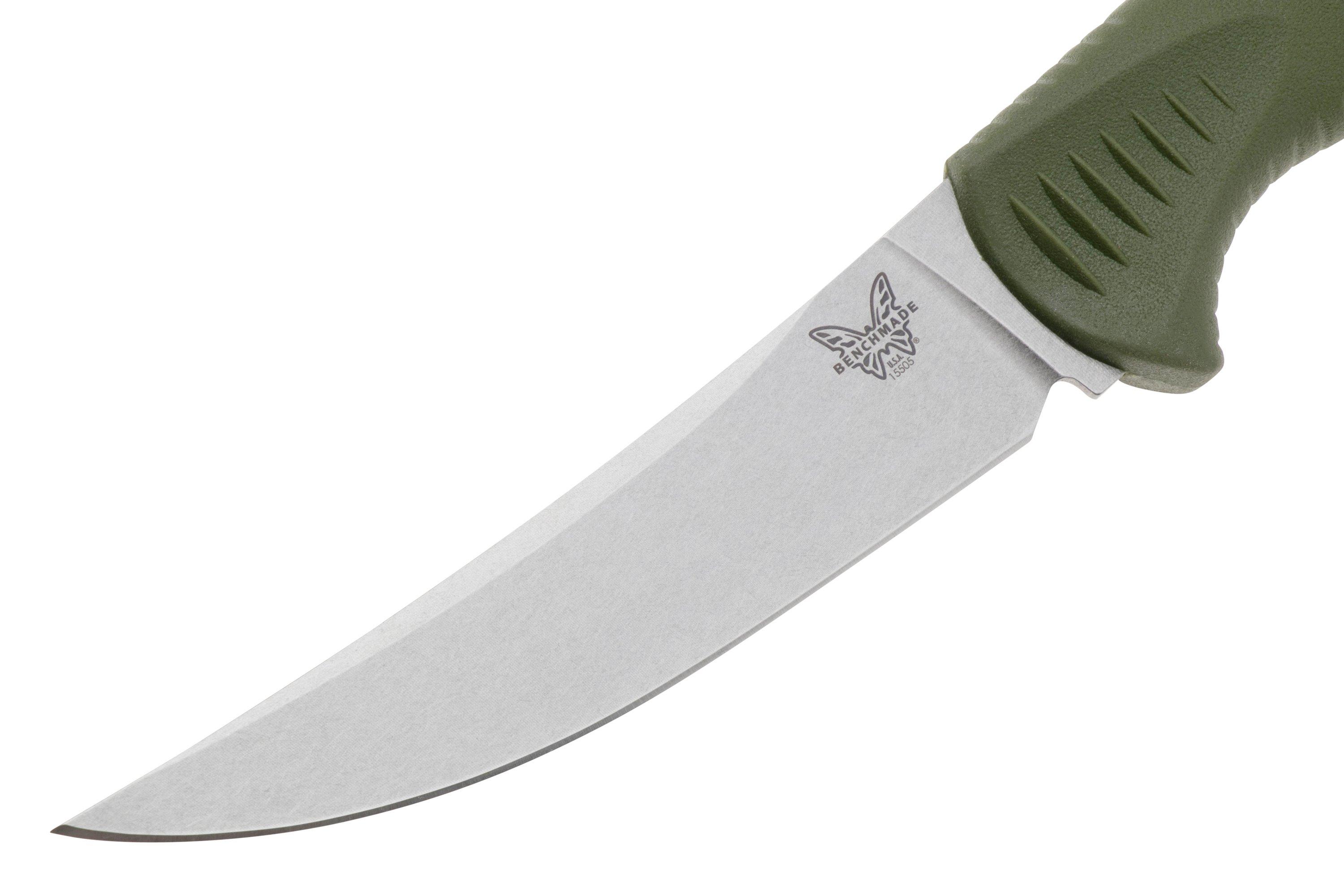Benchmade Meatcrafter 4", 15505 Trailingpoint Stonewashed CPM154, Dark ...