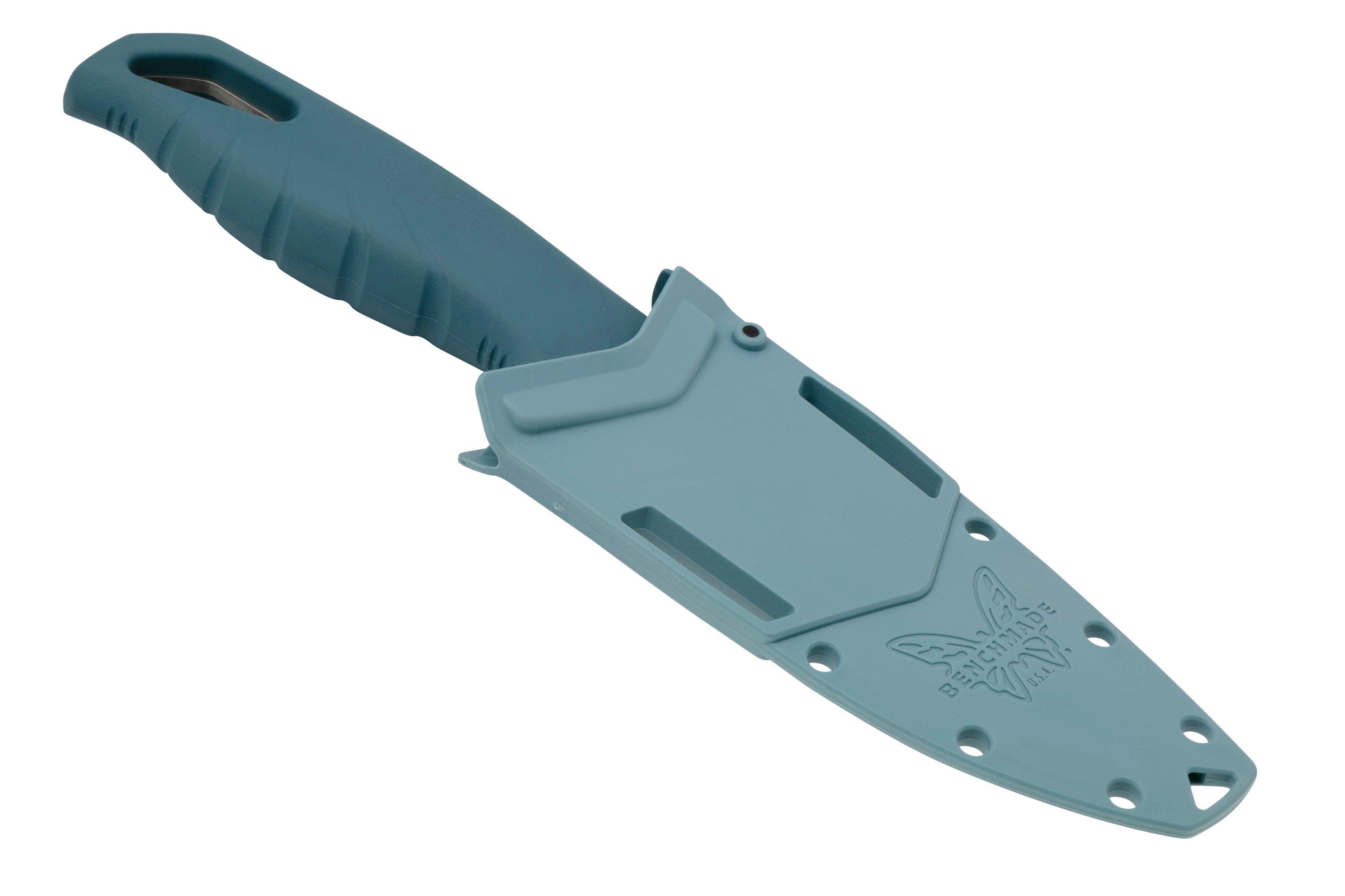 Benchmade Undercurrent 18040S CPM MagnaCut, Depth Blue Santoprene fixed ...