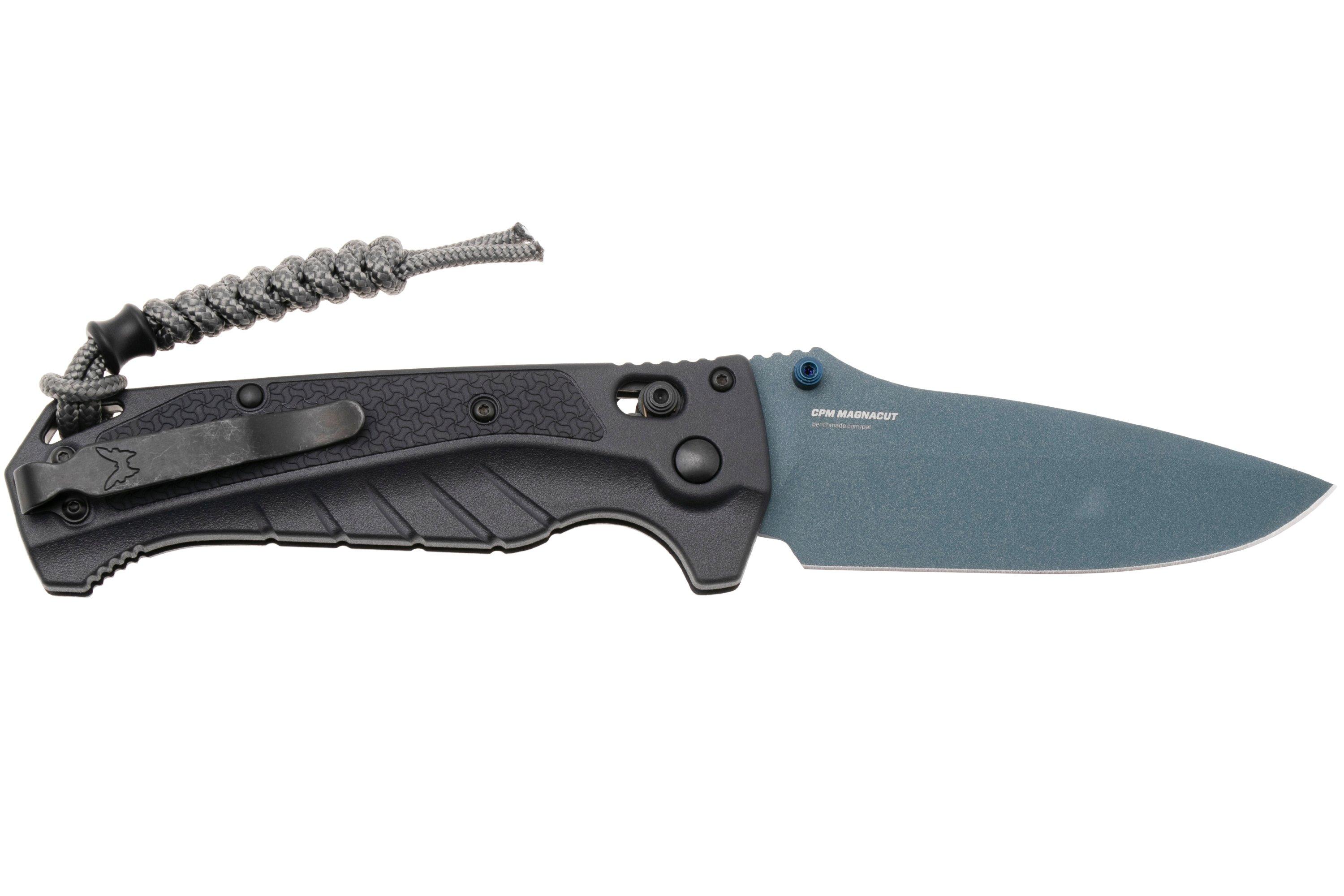 Benchmade Adira 18060BT-01 Blue Titanium Cerakote CPM MagnaCut, Tempest ...