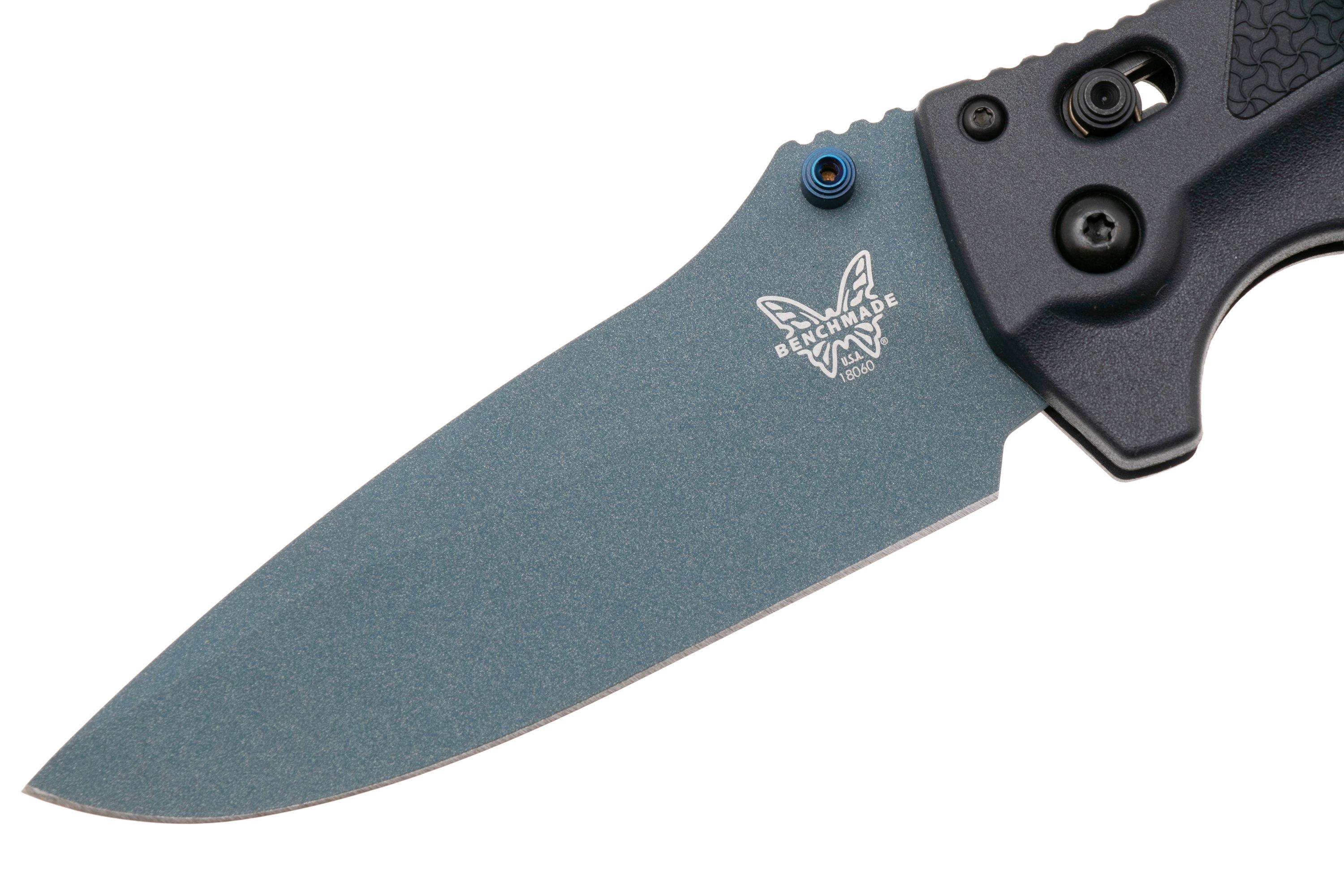 Benchmade Adira 18060BT-01 Blue Titanium Cerakote CPM MagnaCut, Tempest ...