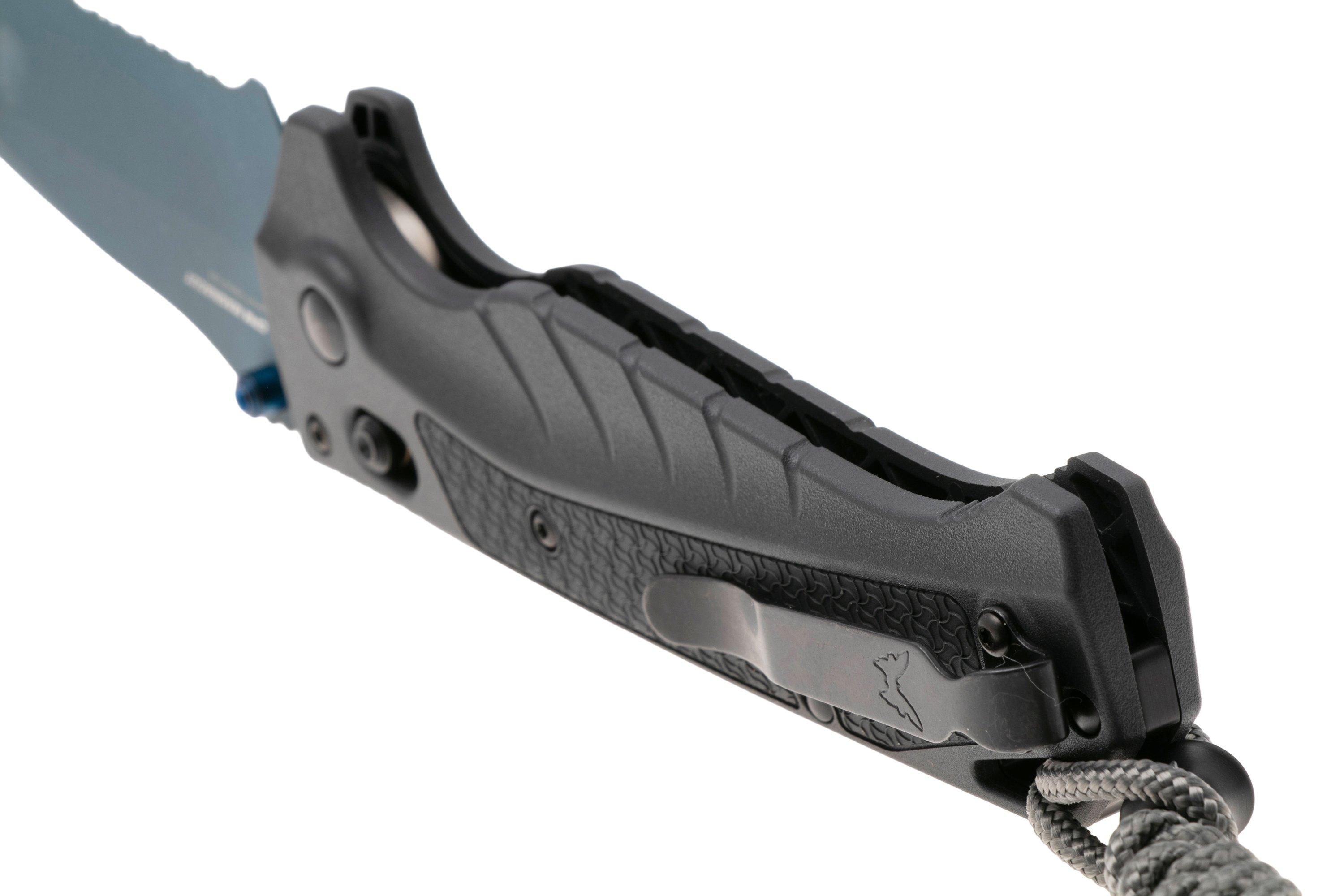 Benchmade Adira 18060SBT-01 Blue Titanium Cerakote CPM MagnaCut ...