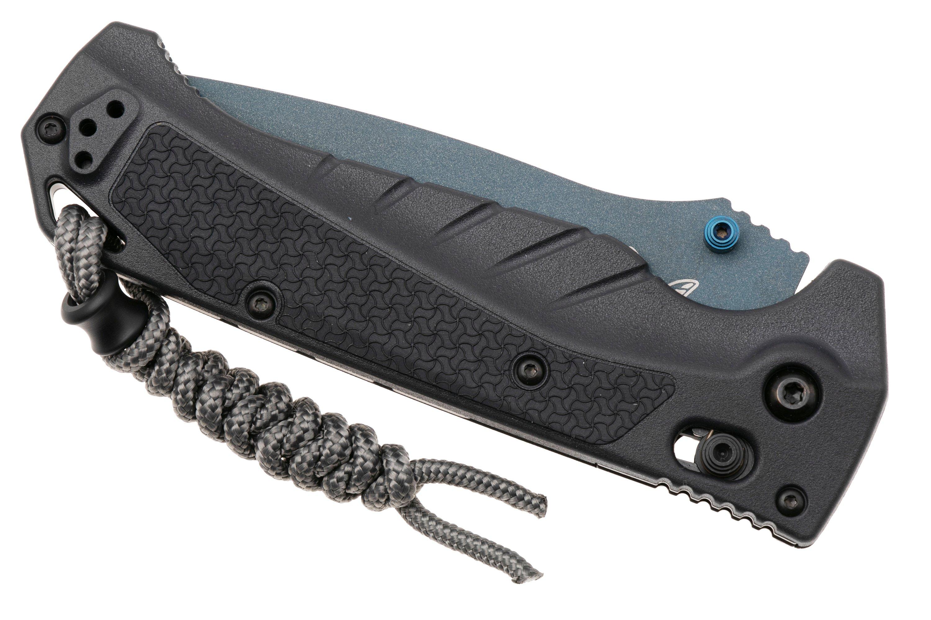 Benchmade Adira 18060SBT-01 Blue Titanium Cerakote CPM MagnaCut ...