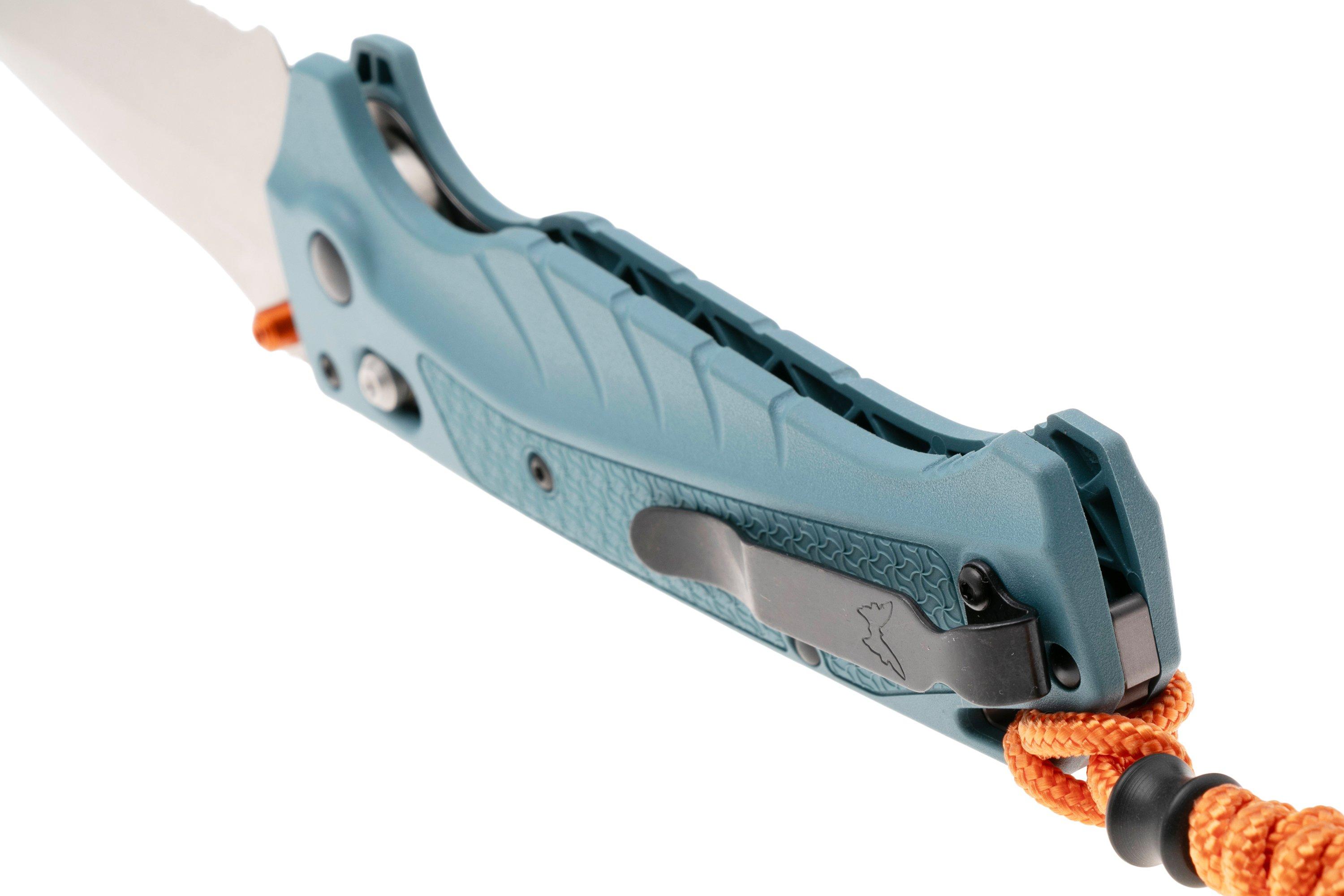 Benchmade Adira 18060S CPM MagnaCut, Depth Blue Grivory, Serrated ...