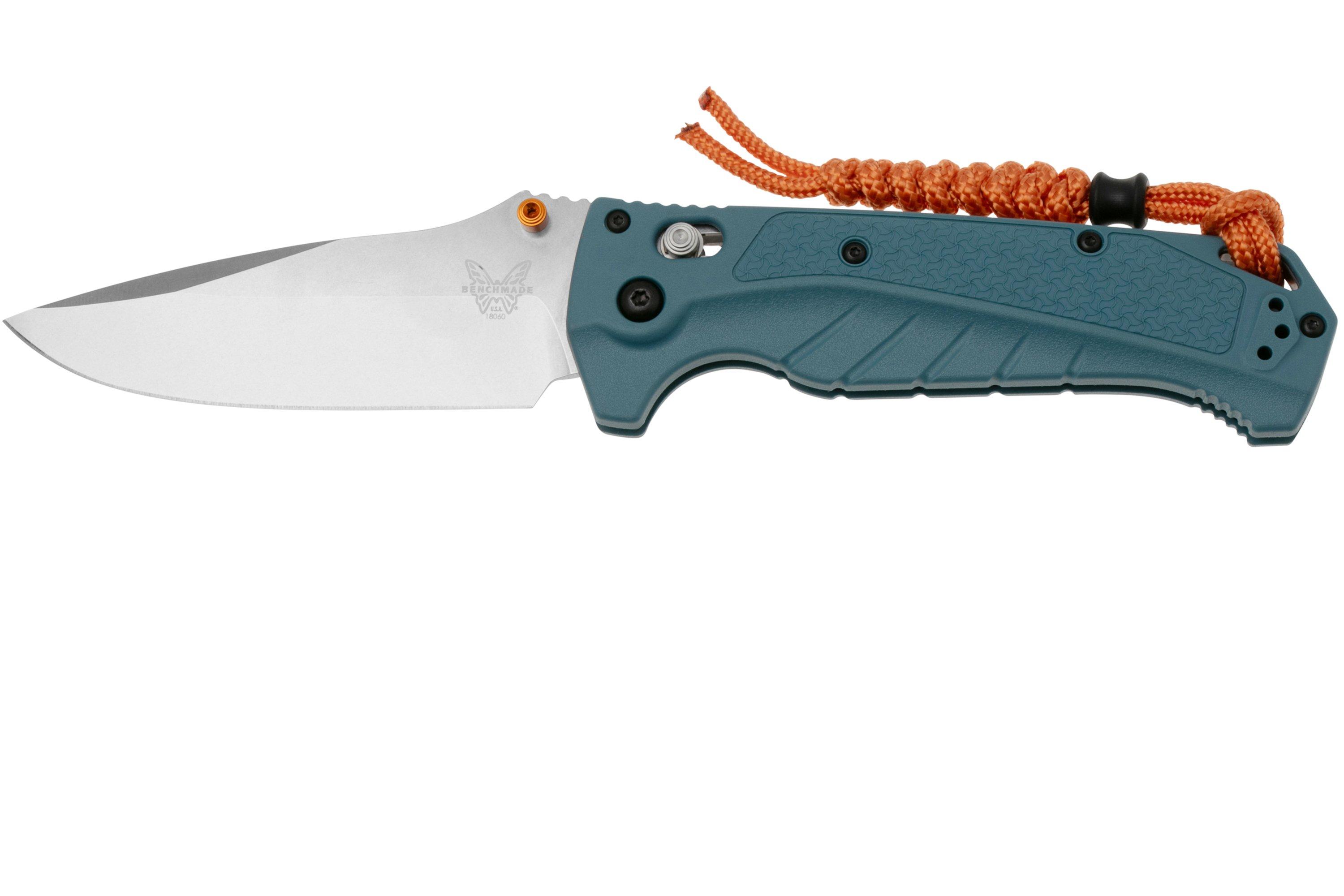 Benchmade Adira 18060 CPM MagnaCut, Depth Blue Grivory coltello da ...