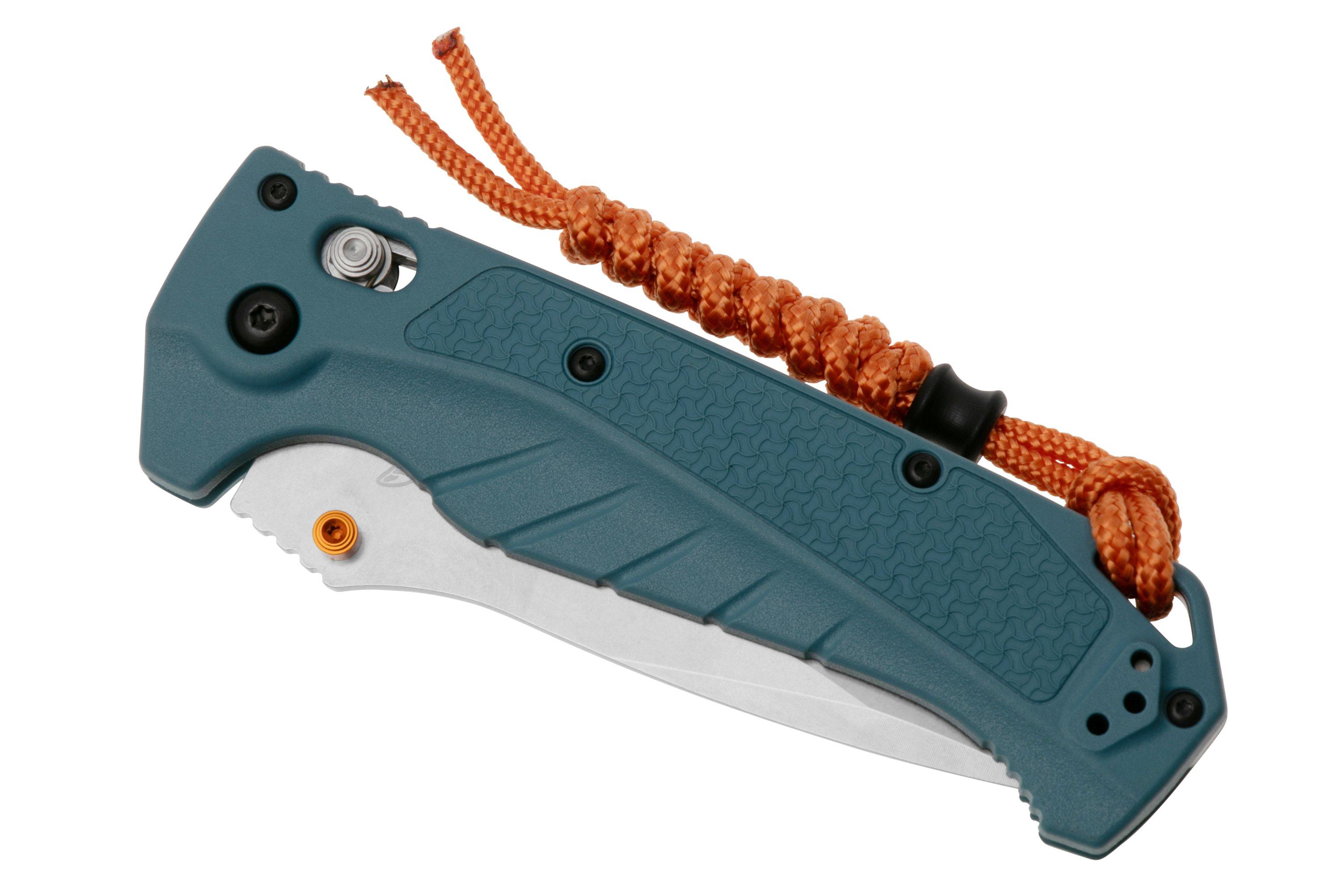 Benchmade Adira 18060 CPM MagnaCut, Depth Blue Grivory pocket knife ...